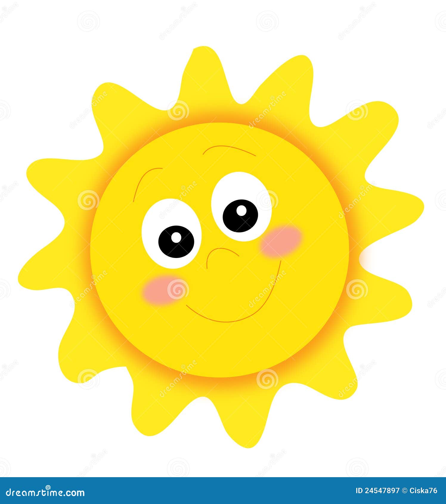 Sol feliz stock de ilustración. Ilustración de imagen - 24547897