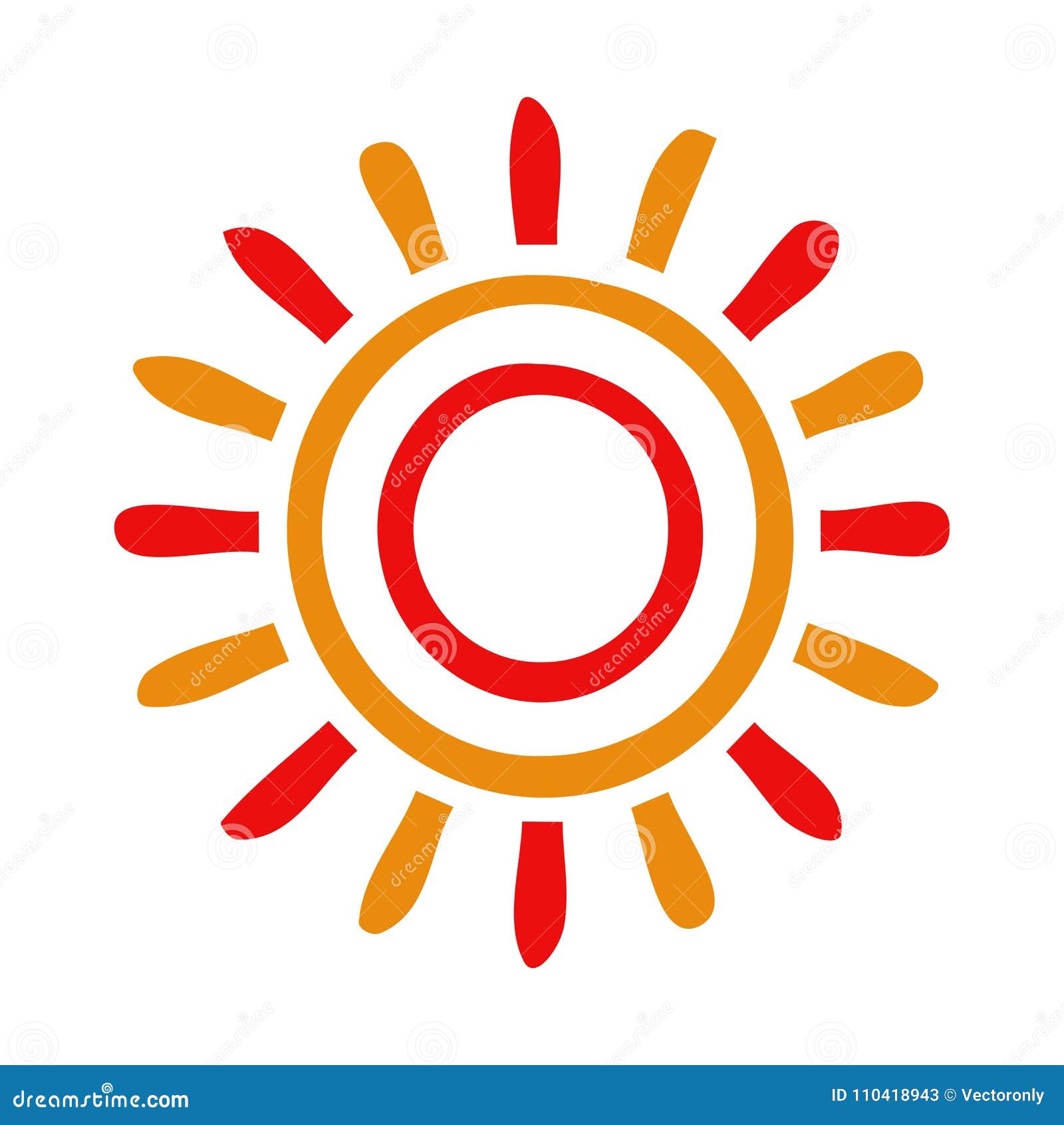 Sol Floral - Ejemplo Del Vector Ilustración del Vector - Ilustración de ...