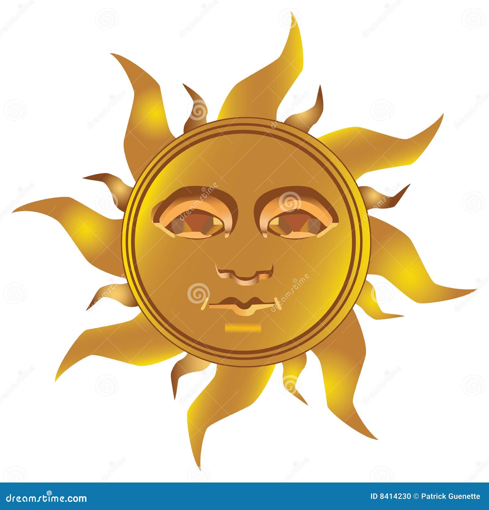Sol Incan Maya - Maya, Vector Ilustración del Vector - Ilustración de ...