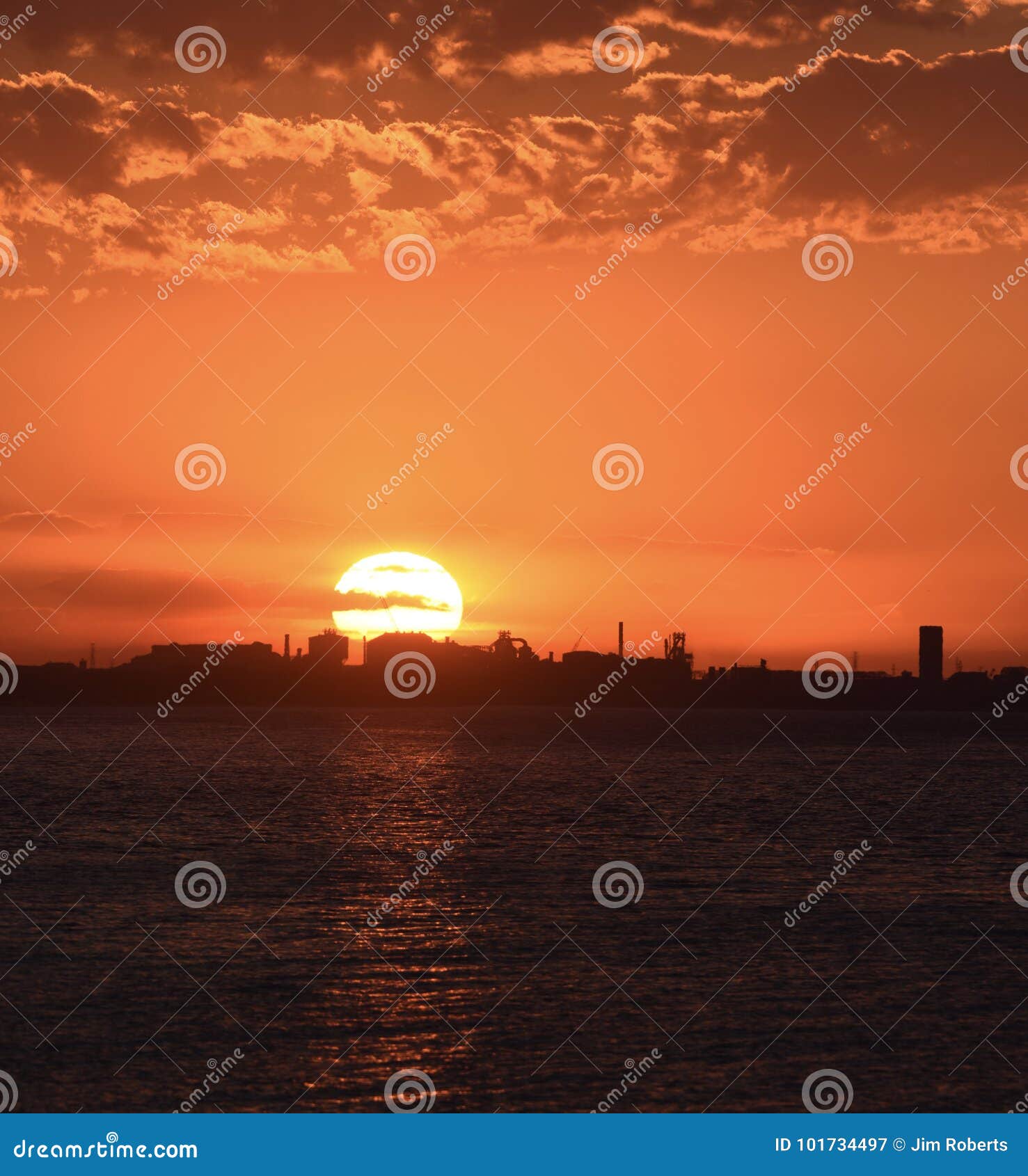 Sol Poniente Sobre Gary Works Fotografía editorial - Imagen de condado ...