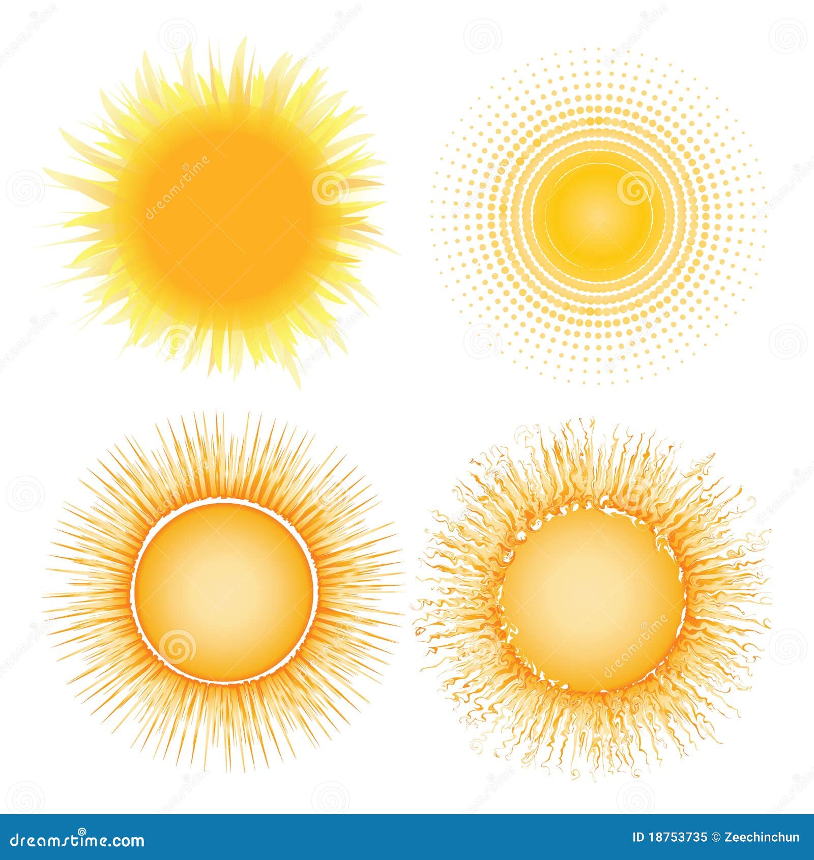 Sol quente ilustração do vetor. Ilustração de marinho - 18753735