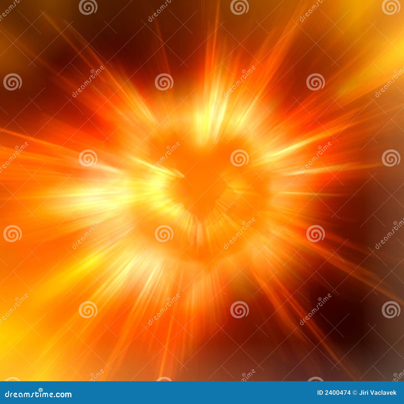 Sol quente ilustração stock. Ilustração de quente, oceano - 2400474