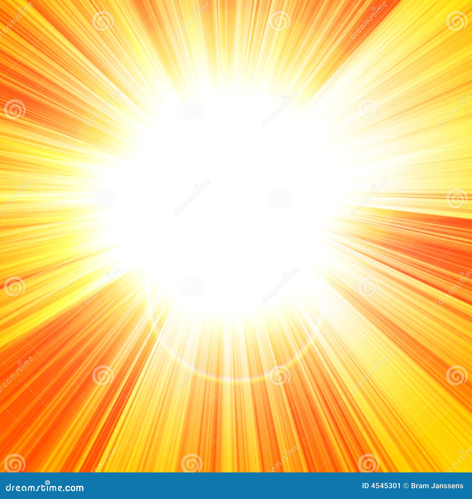 Sol quente do verão ilustração stock. Ilustração de curso - 4545301