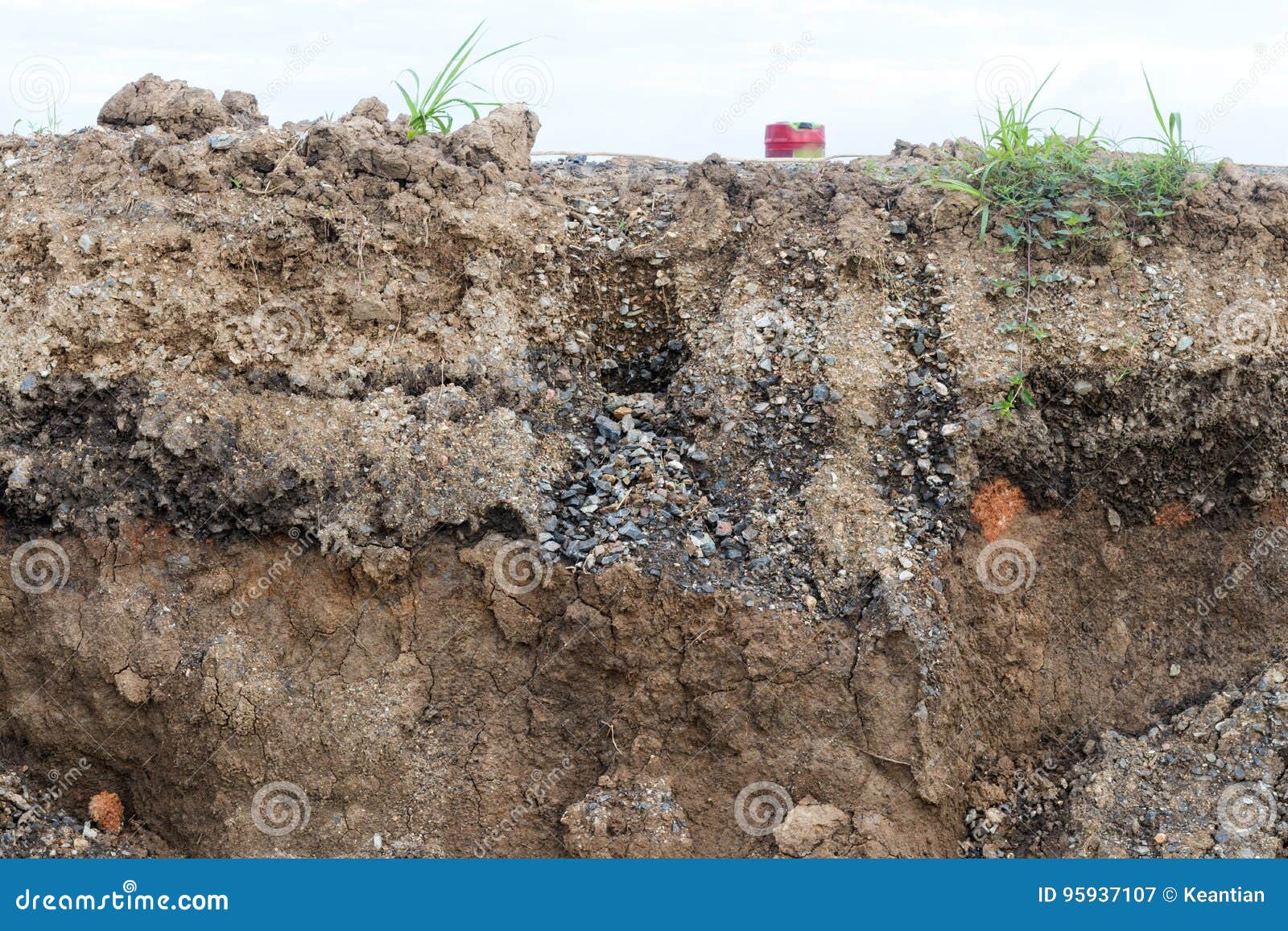 Sol Rocheux Sous L'asphalte Image stock - Image du abstrait ...