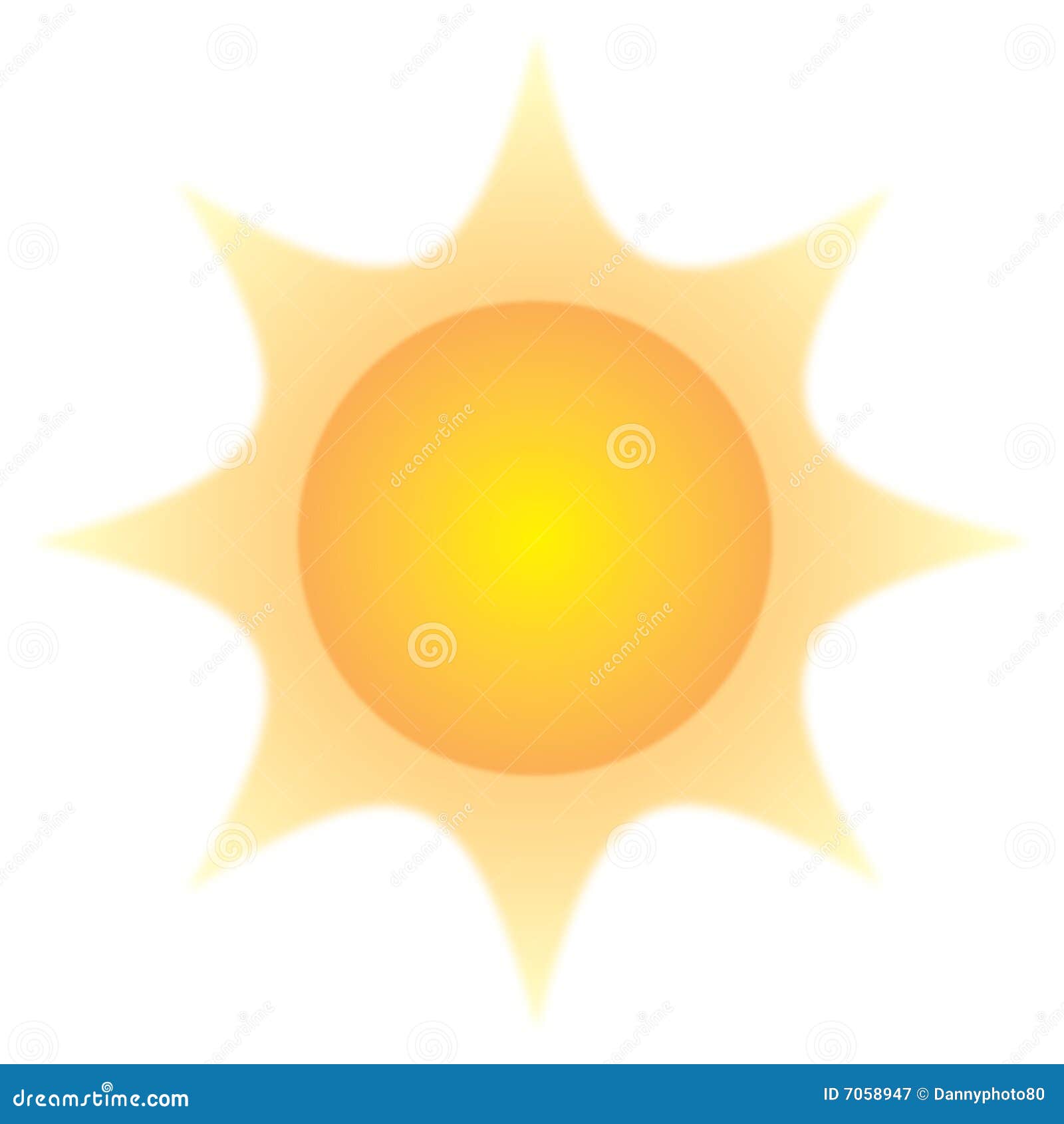 Sol Simples Fotografia de Stock Royalty Free - Imagem: 7058947