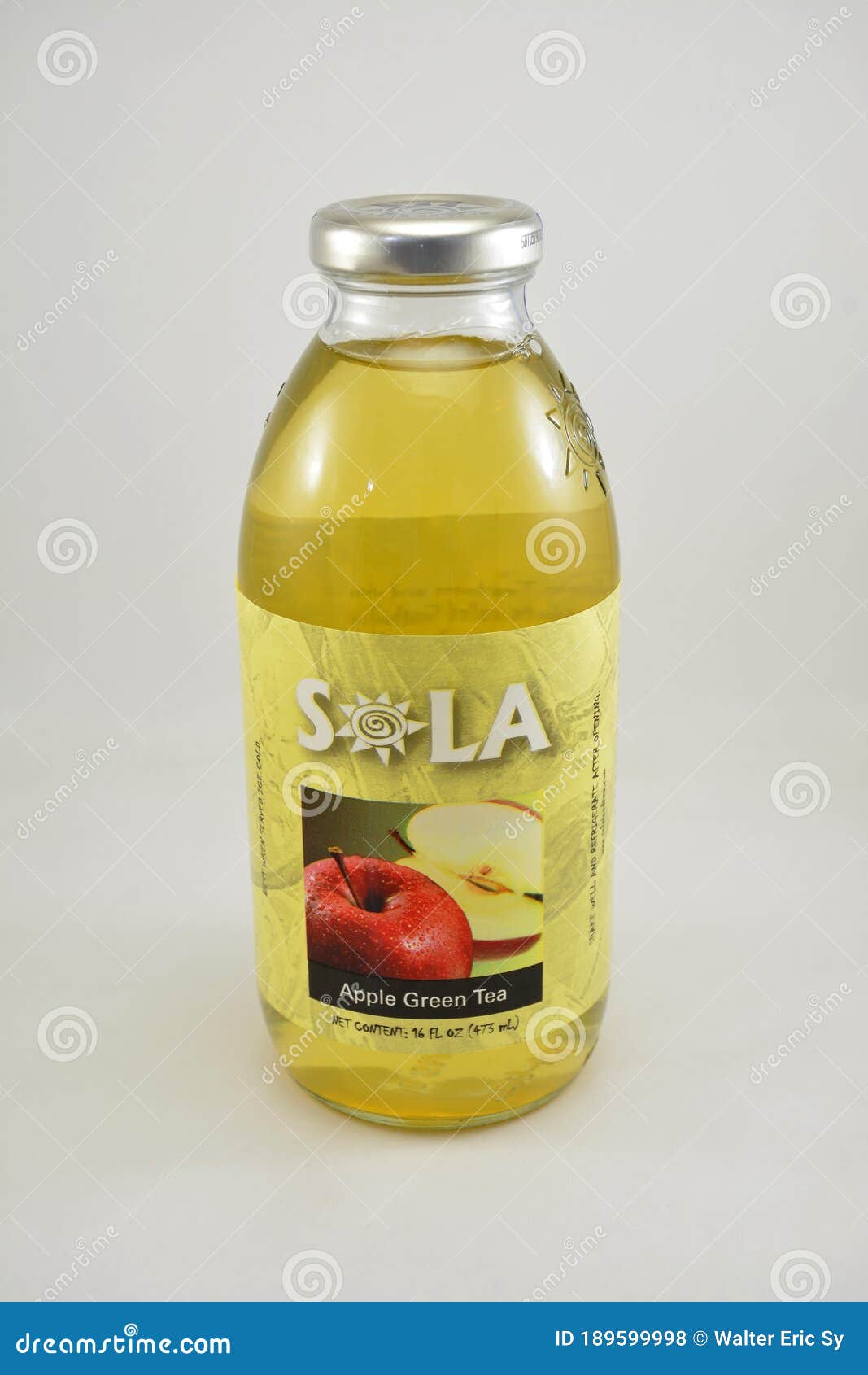 Sola Apple Green Tea in Manila, Philippines Editorial Stock Photo ...