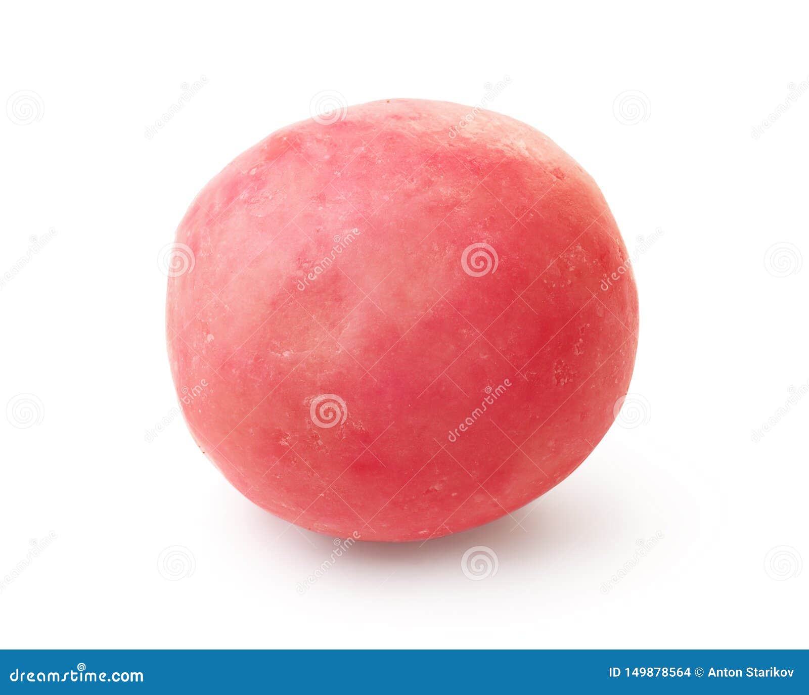 Sola Bola Rosada Del Chicle Foto de archivo - Imagen de brillante ...