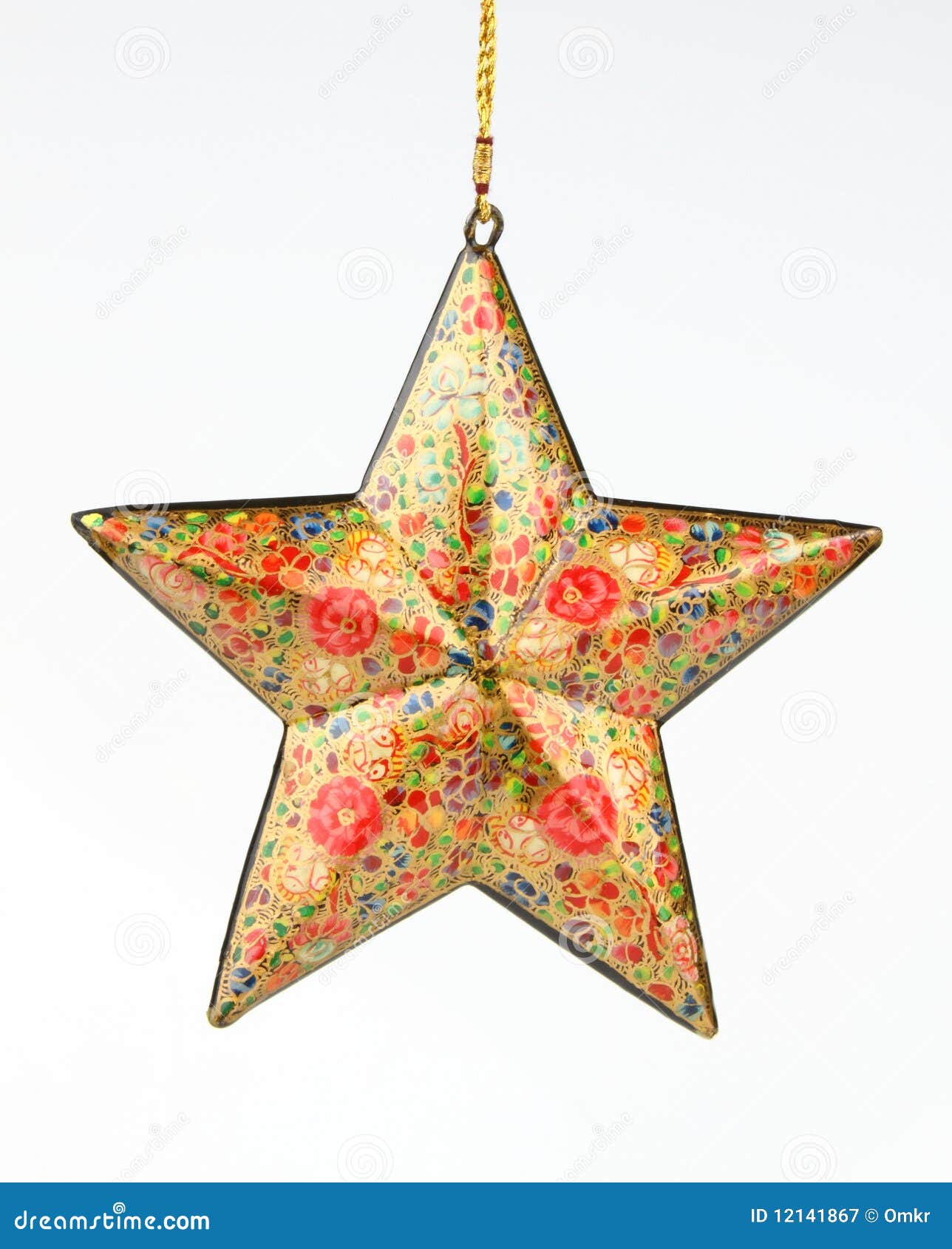 Sola Estrella Del Color Rojo Imagen de archivo - Imagen de estacional ...