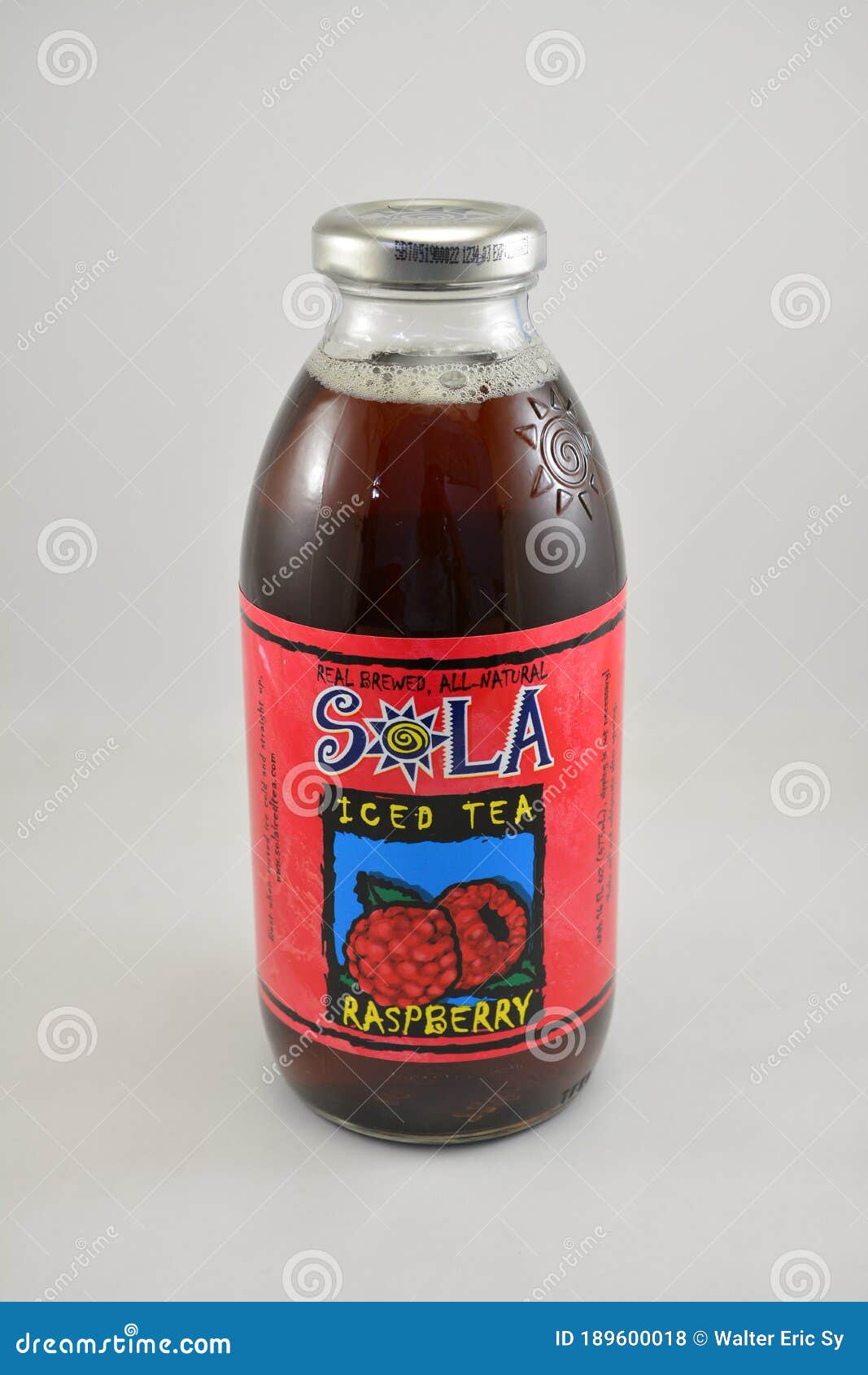 Sola Iced Tea Raspberry in Manila, Philippines Editorial Stock Photo ...