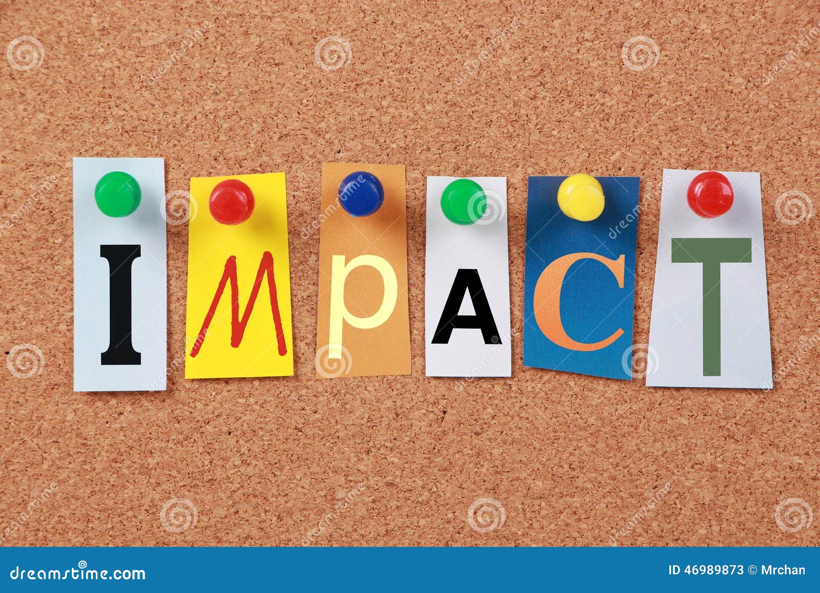 Sola palabra del impacto imagen de archivo. Imagen de potencia - 46989873