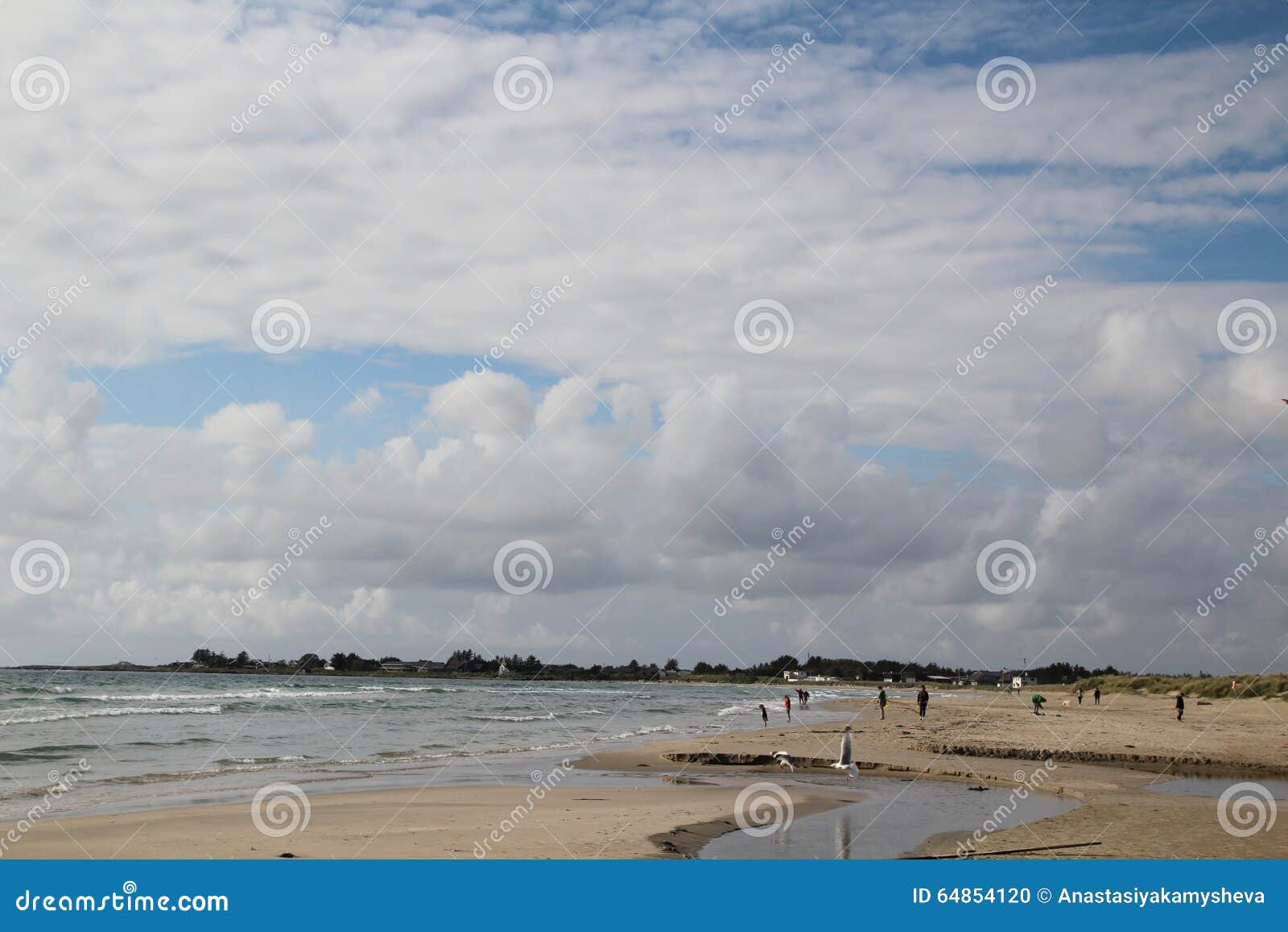 Sola-Strand Nahe Stavanger, Norwegen Stockfoto - Bild von hintergrund ...
