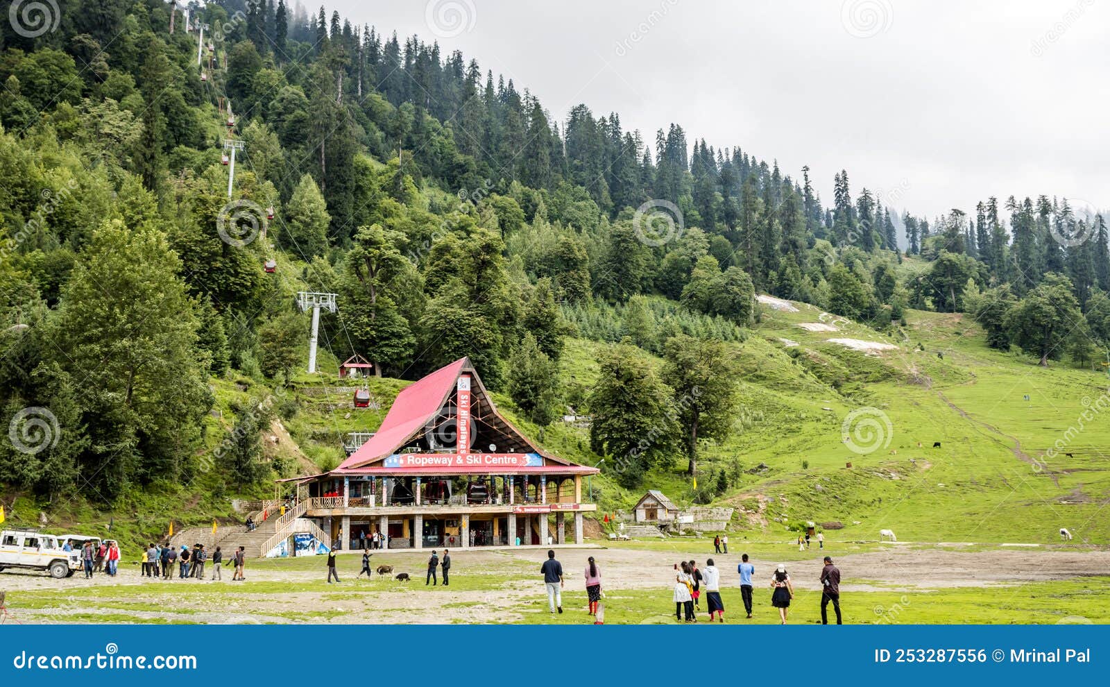 Solang Valley, Manali, Himachal Pradesh Editorial Photo - Image of rope ...