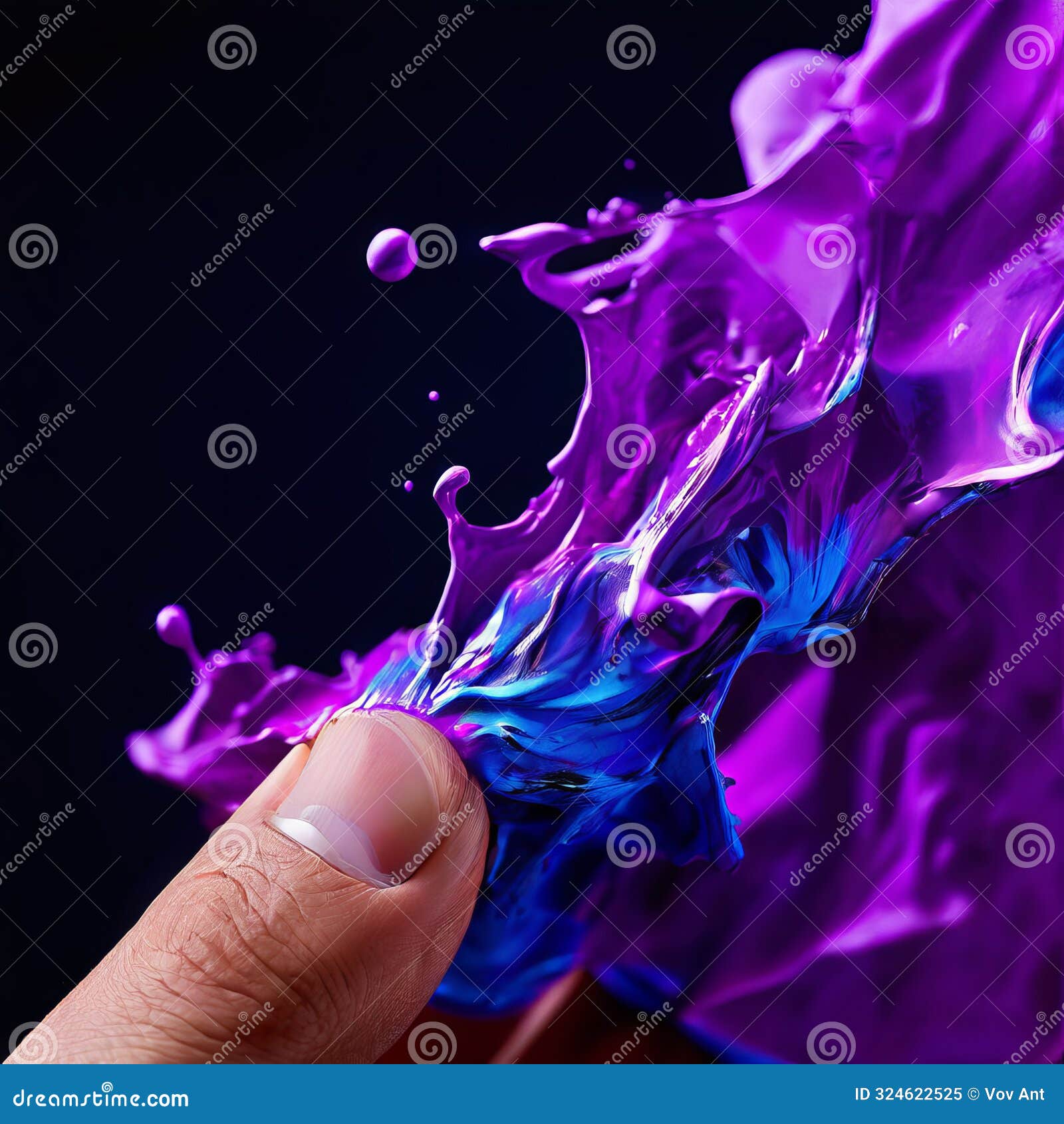 Solar Activated Ink Ink that Changes Color or Becomes Visible W Stock ...