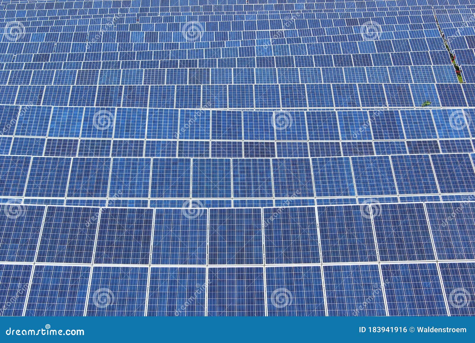 Solar Arrays of a Photovoltaic System Stock Photo - Image of renewable ...