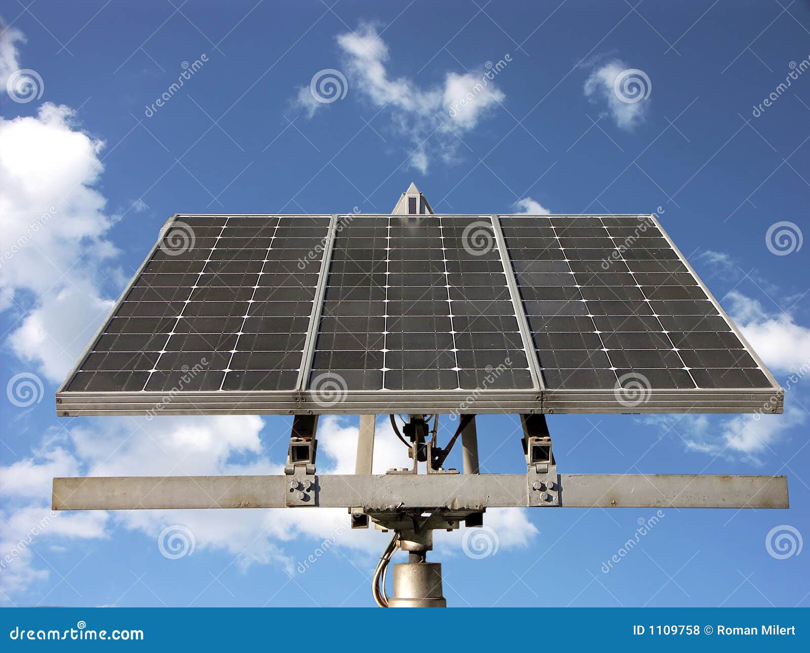 Solar battery stock photo. Image of panel, power, generation - 1109758