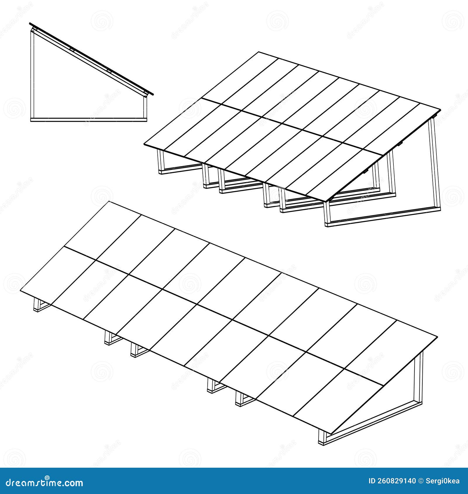 Solar-Battery, Frame Base, Vector Illustration, Set Stock Vector ...