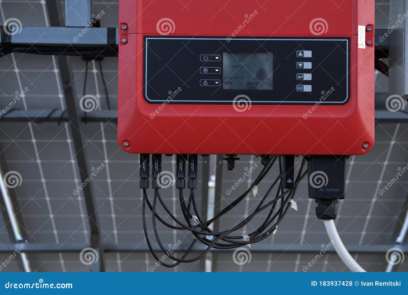 Solar Battery Management System. Controller of Power, Charge of the ...