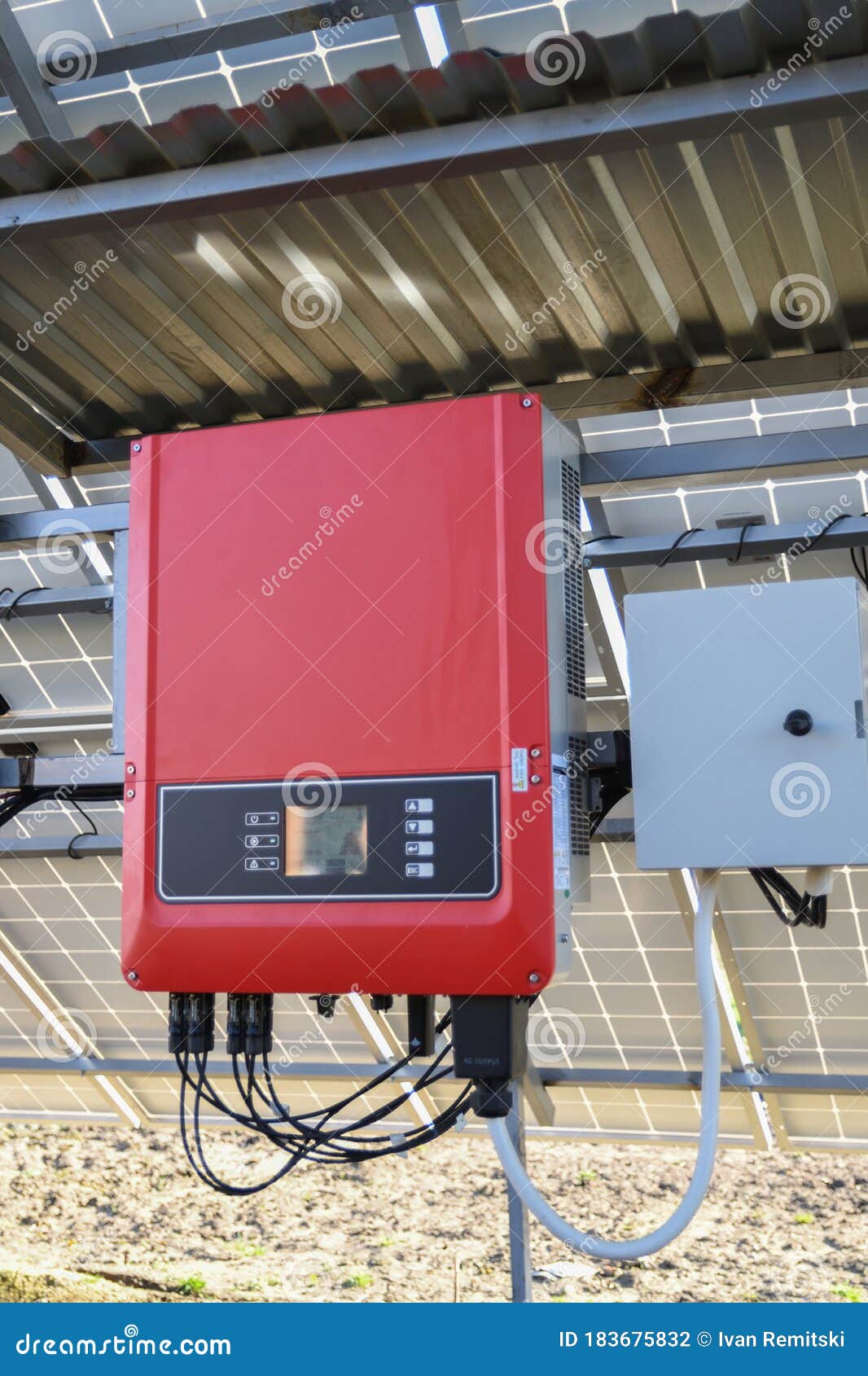 Solar Battery Management System. Controller of Power, Charge of the ...