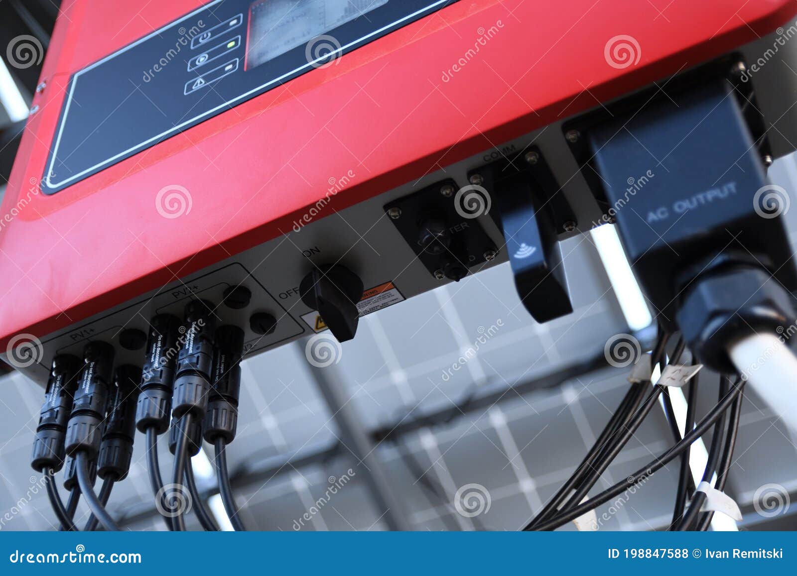 Solar Battery Management System. Controller of Power, Charge of the ...