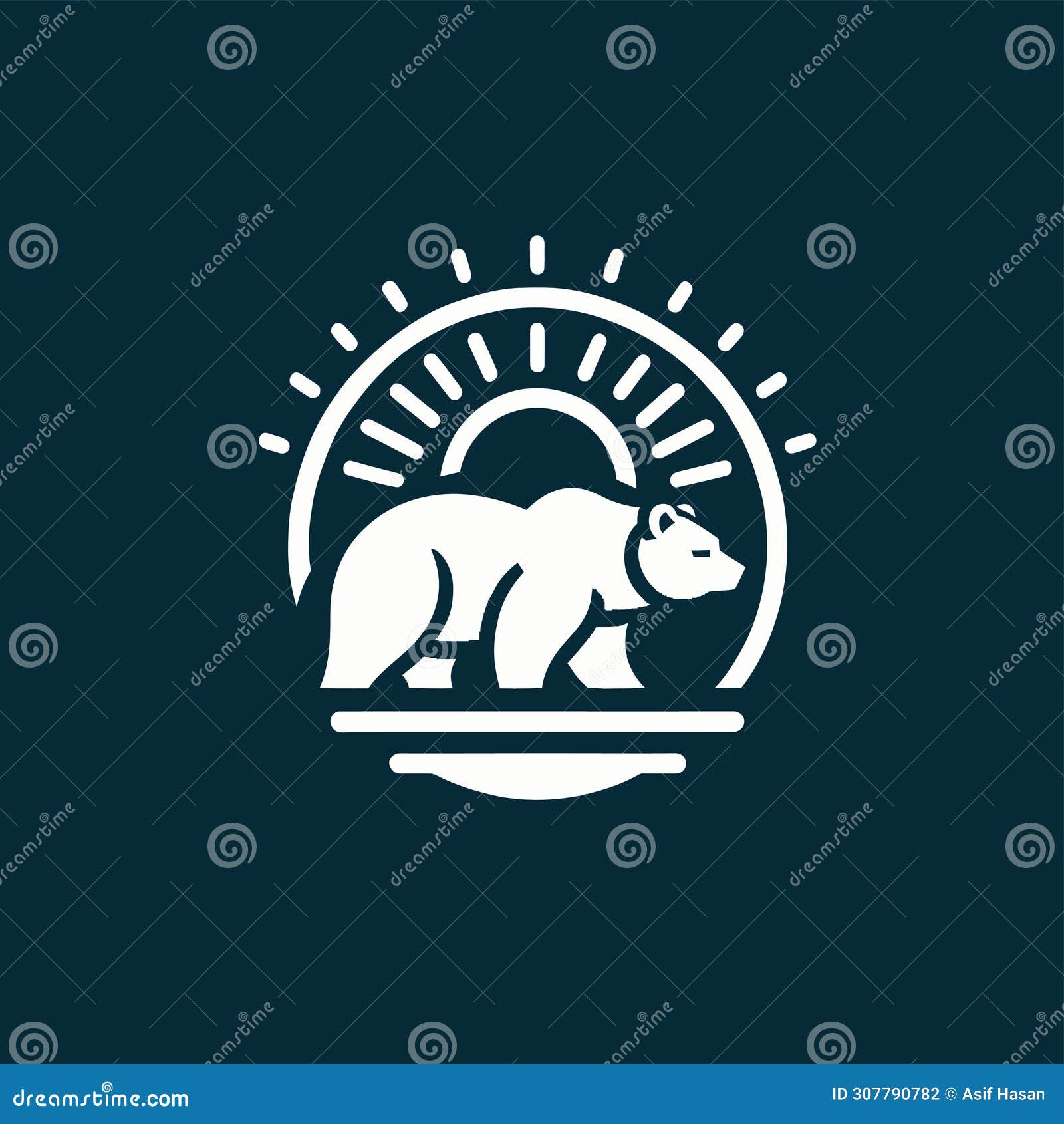 SOLAR BEAR stock illustration. Illustration of environmental - 307790782