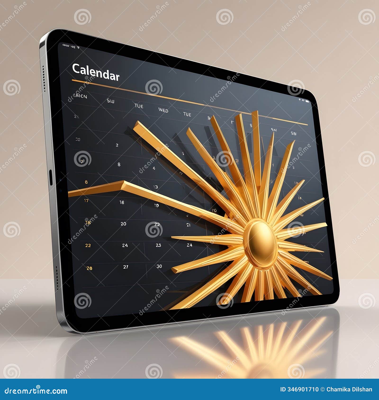 Solar Calendar Of The Ancient Aztec Civilization Vector Illustration ...