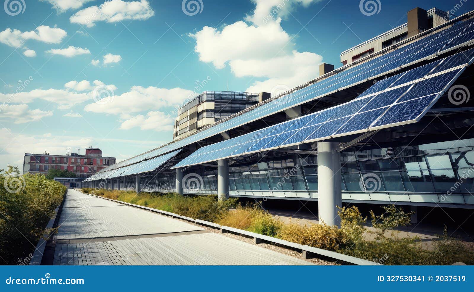Solar carbon neutral stock illustration. Illustration of solar - 327530341