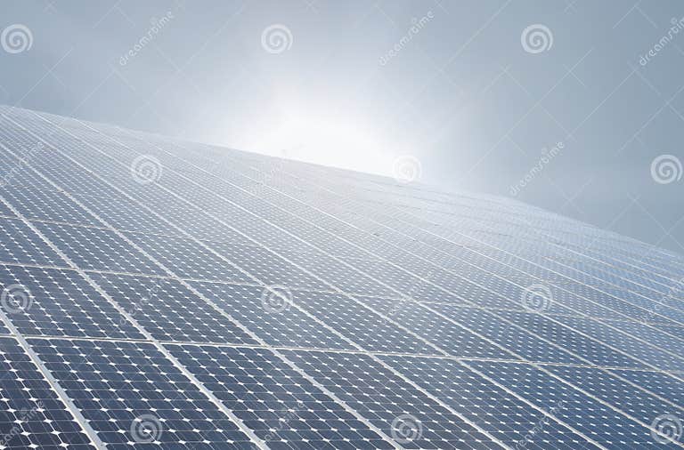 Solar cell stock photo. Image of ecology, field, array - 27660462