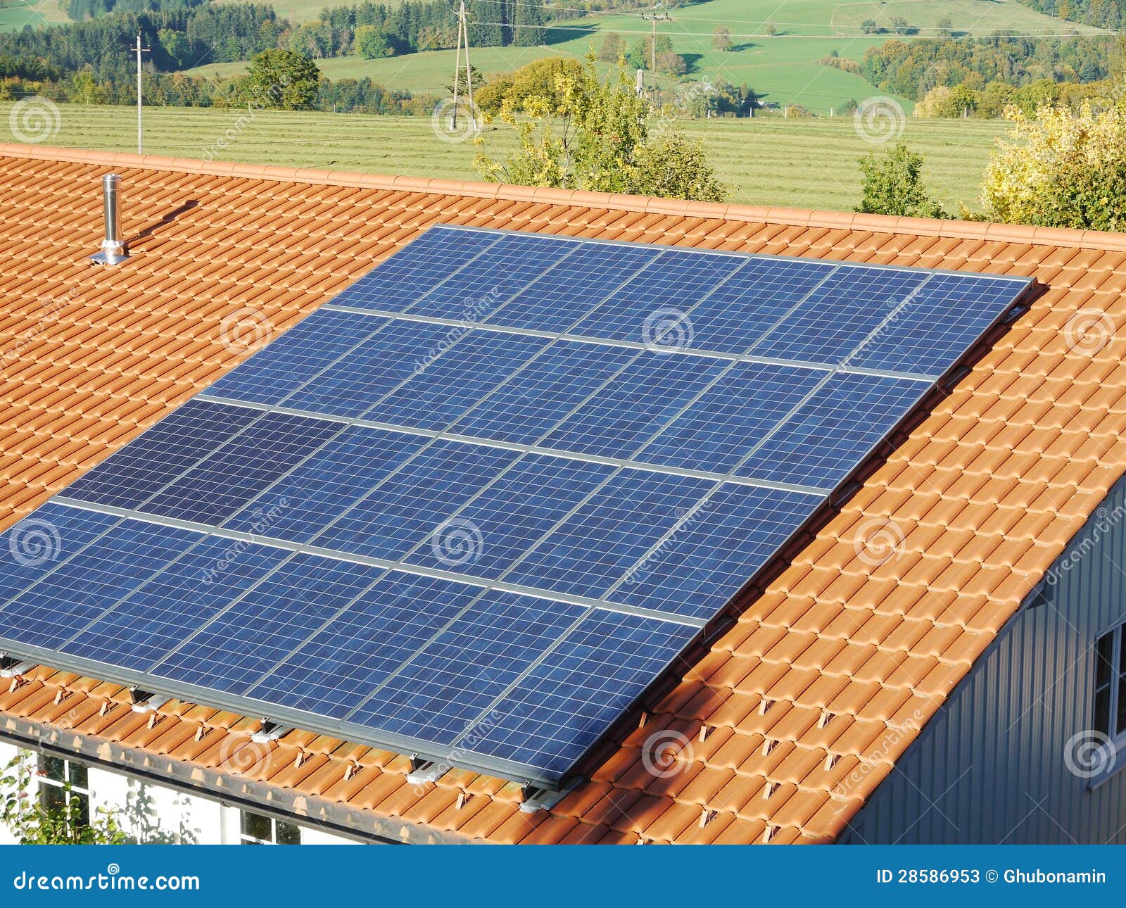 Solar Cell stock image. Image of green, cell, photovoltaic - 28586953