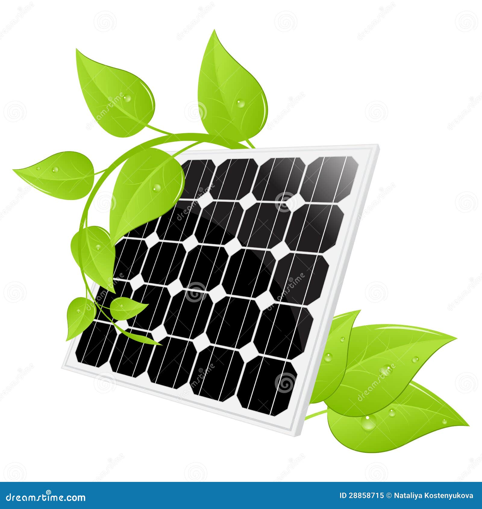 Solar cell stock vector. Illustration of sunlight, fuel - 28858715
