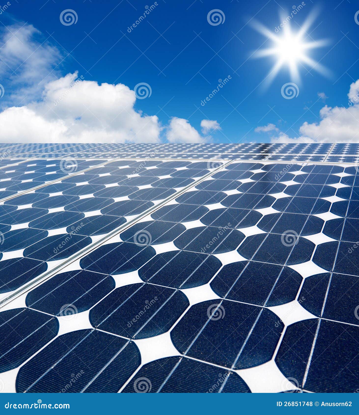 Solar cell against the sun stock photo. Image of innovative - 26851748