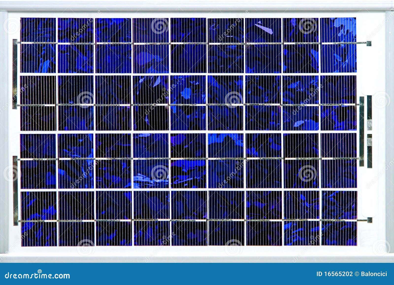Solar cell module stock photo. Image of blue, environment - 16565202