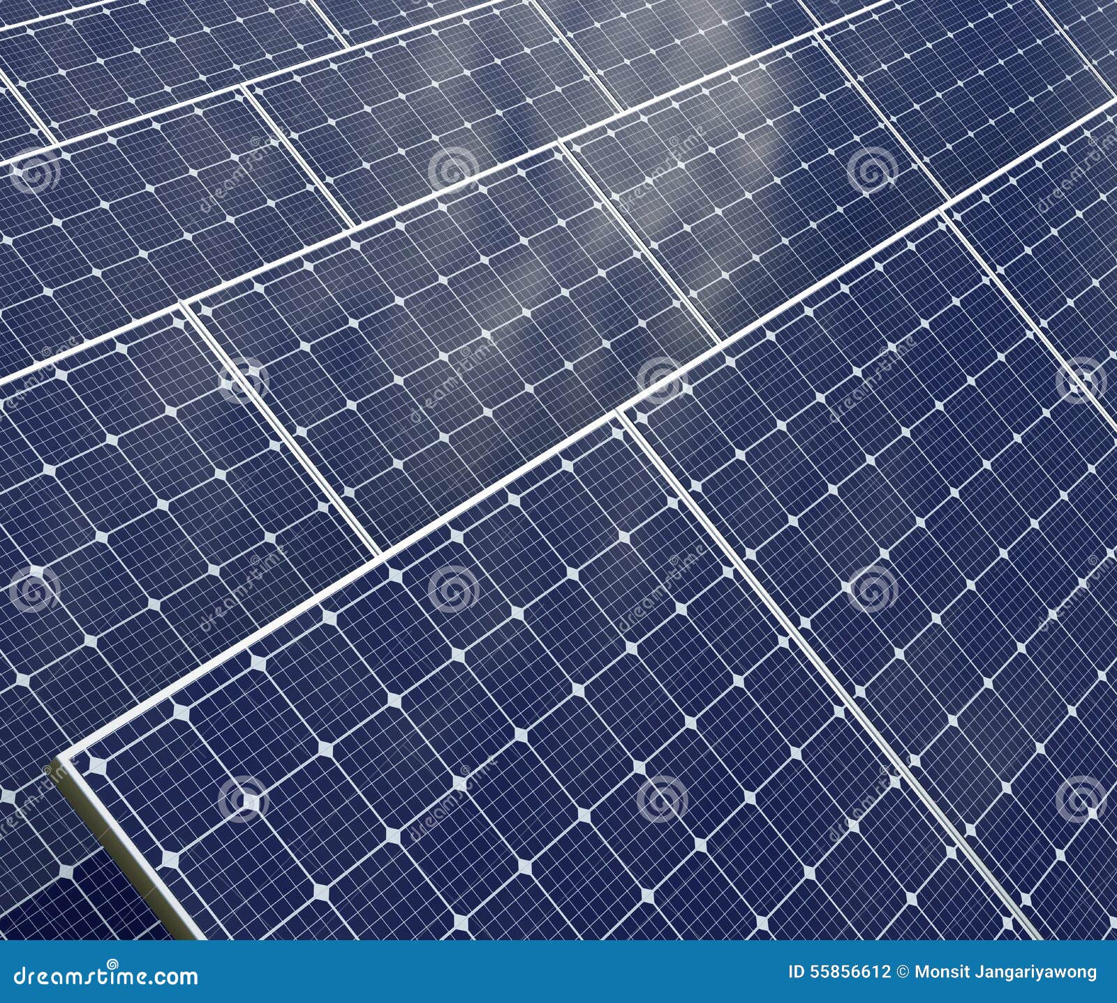 Solar Cell Panel with Clipping Path Stock Illustration - Illustration ...