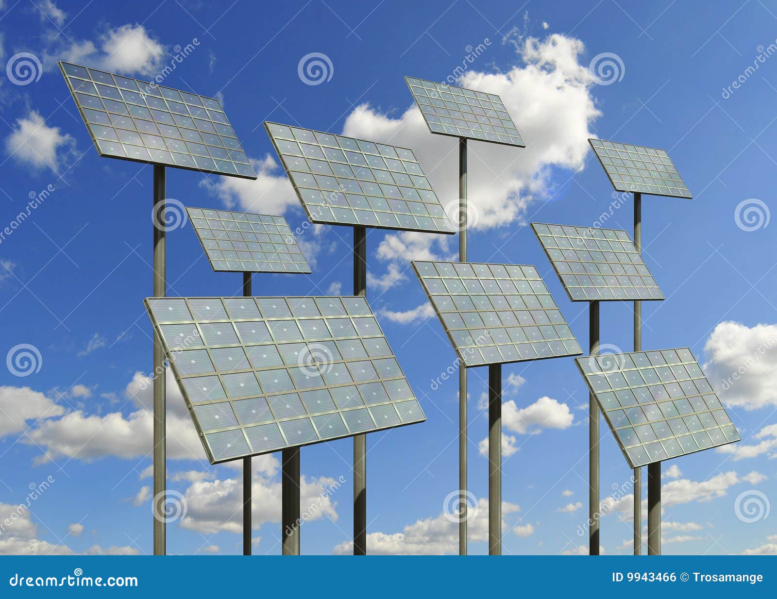 Solar cell panels stock illustration. Illustration of symbol - 9943466