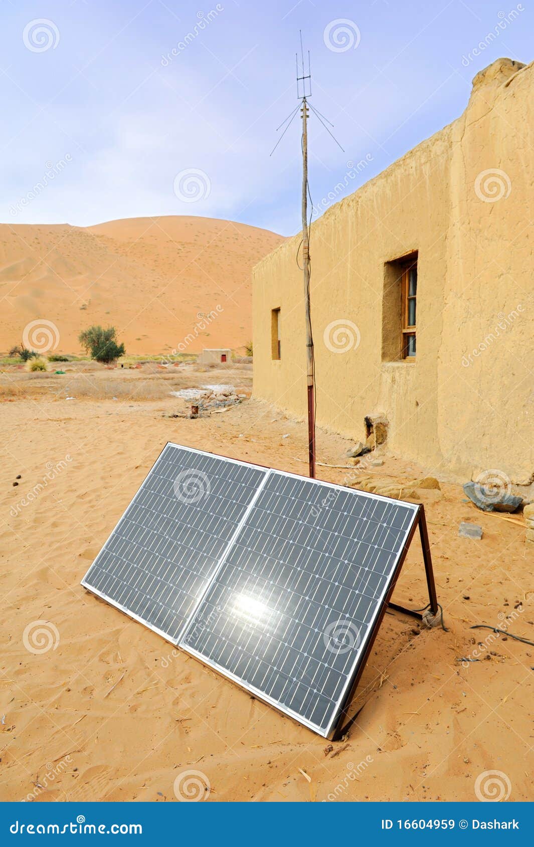 Solar Cell Panels in Desert Stock Image - Image of adventure ...