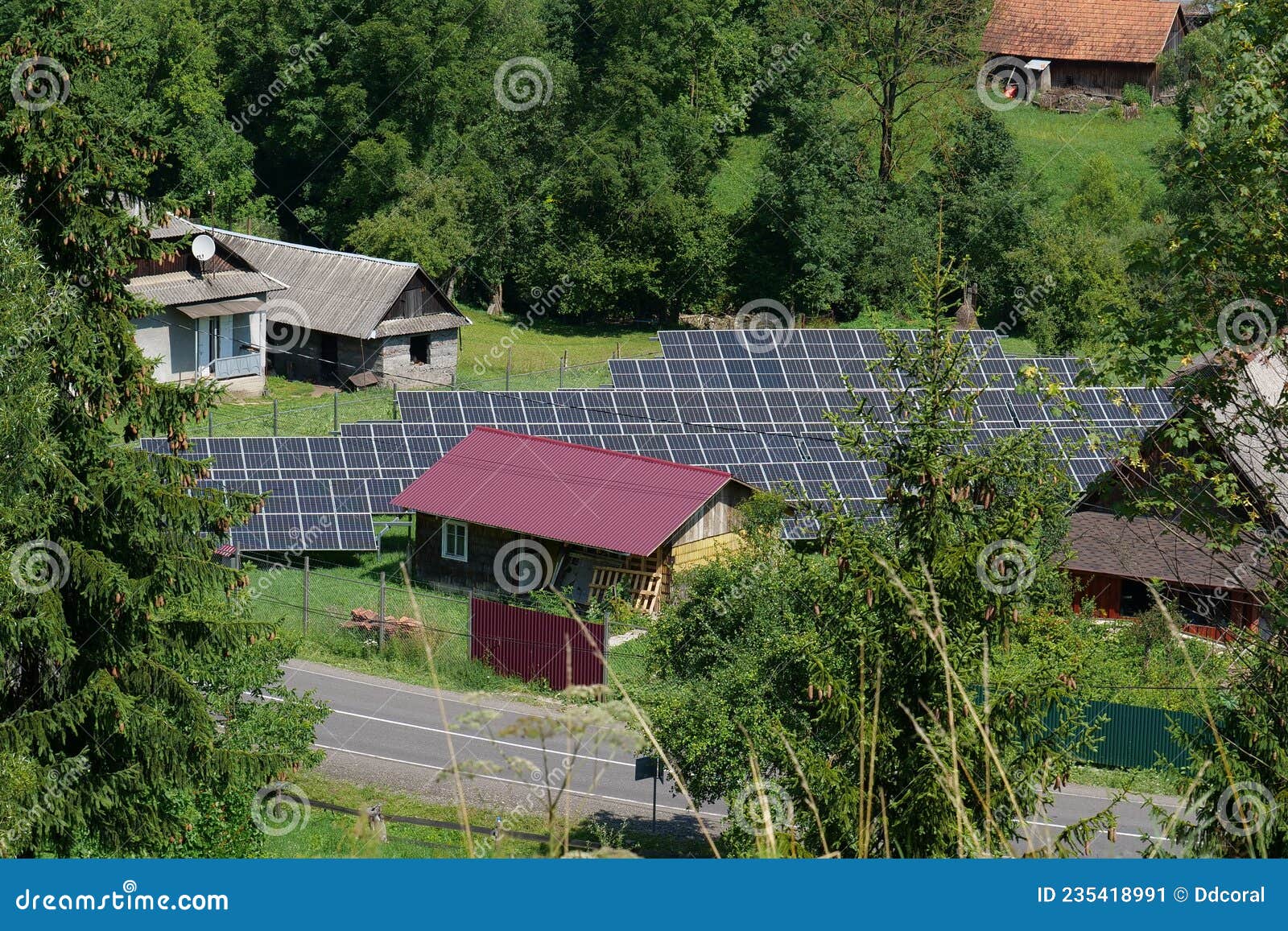Solar Cell Panels on the Lot, Independent Energy Source Stock Image ...
