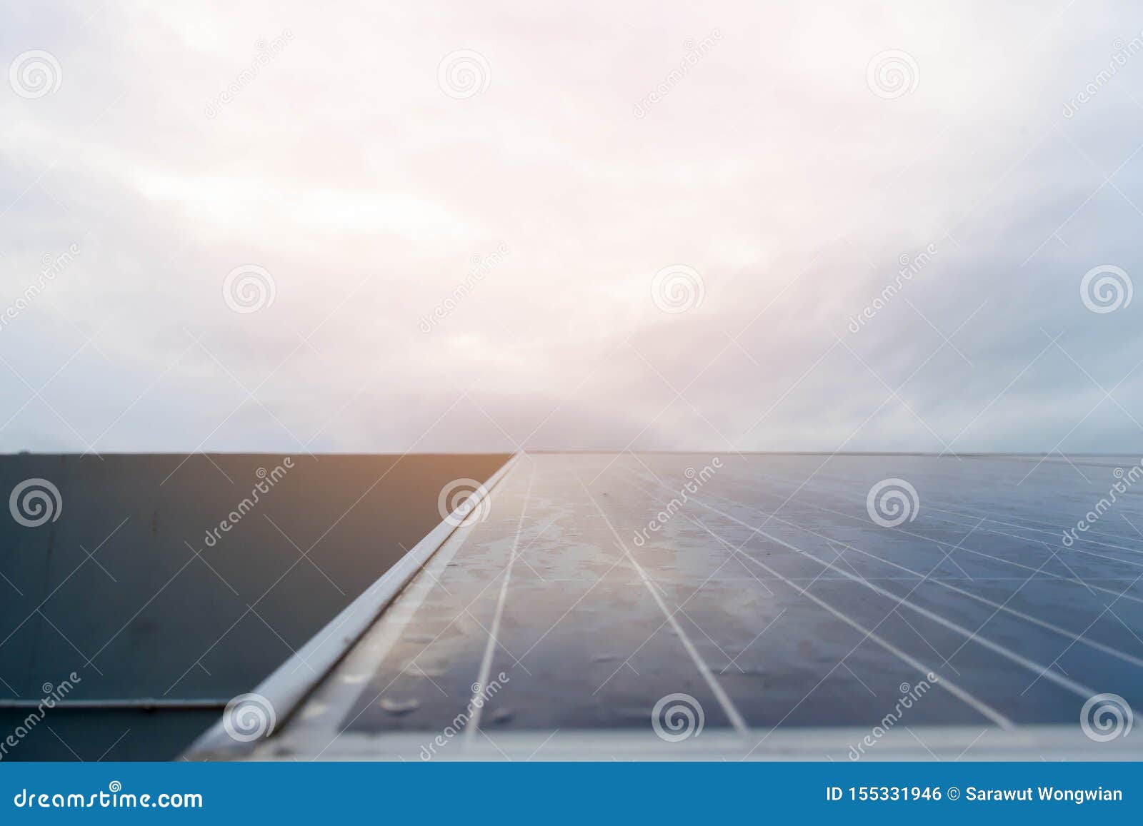 Solar Cell System for Save the World and Energy Stock Photo - Image of ...