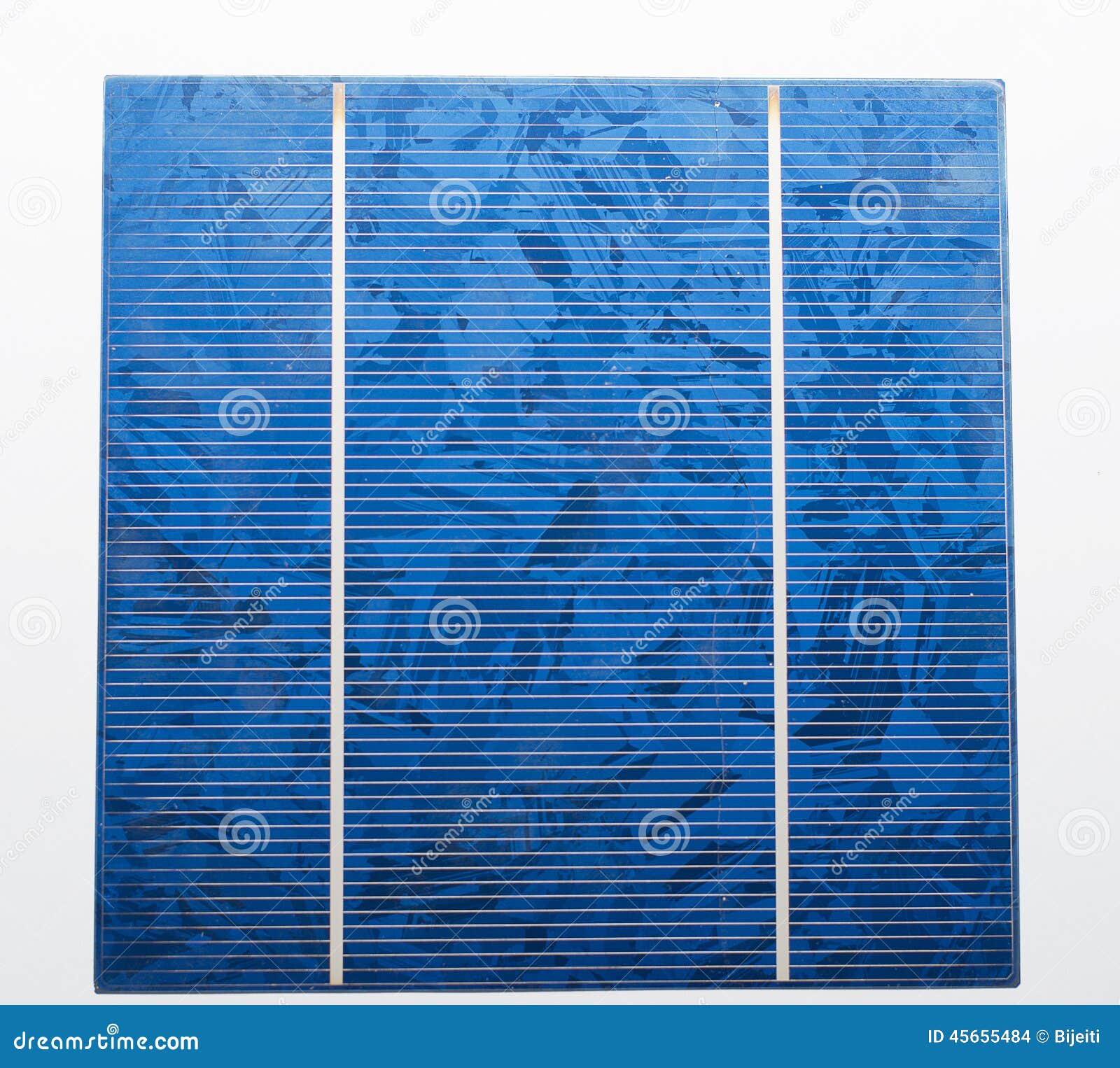 Solar Cell with Two Bus Bar Stock Photo - Image of develop, cells: 45655484