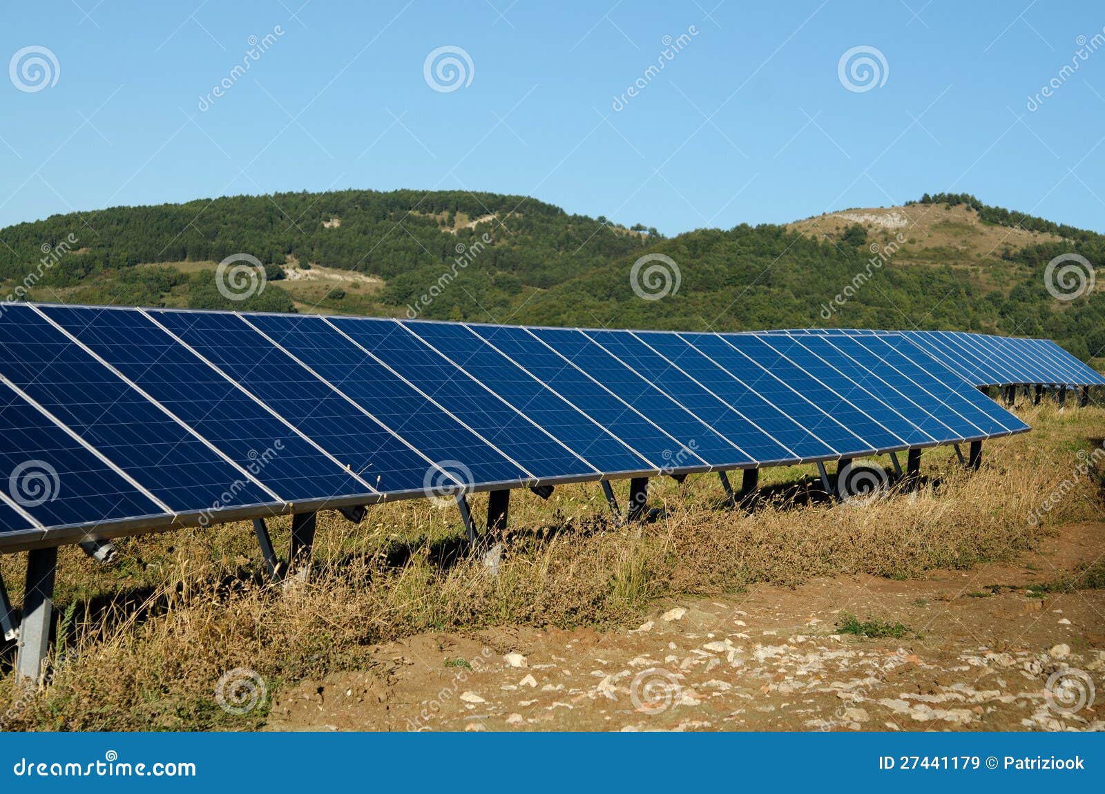 Solar cells stock image. Image of environment, blue, photovoltaic ...