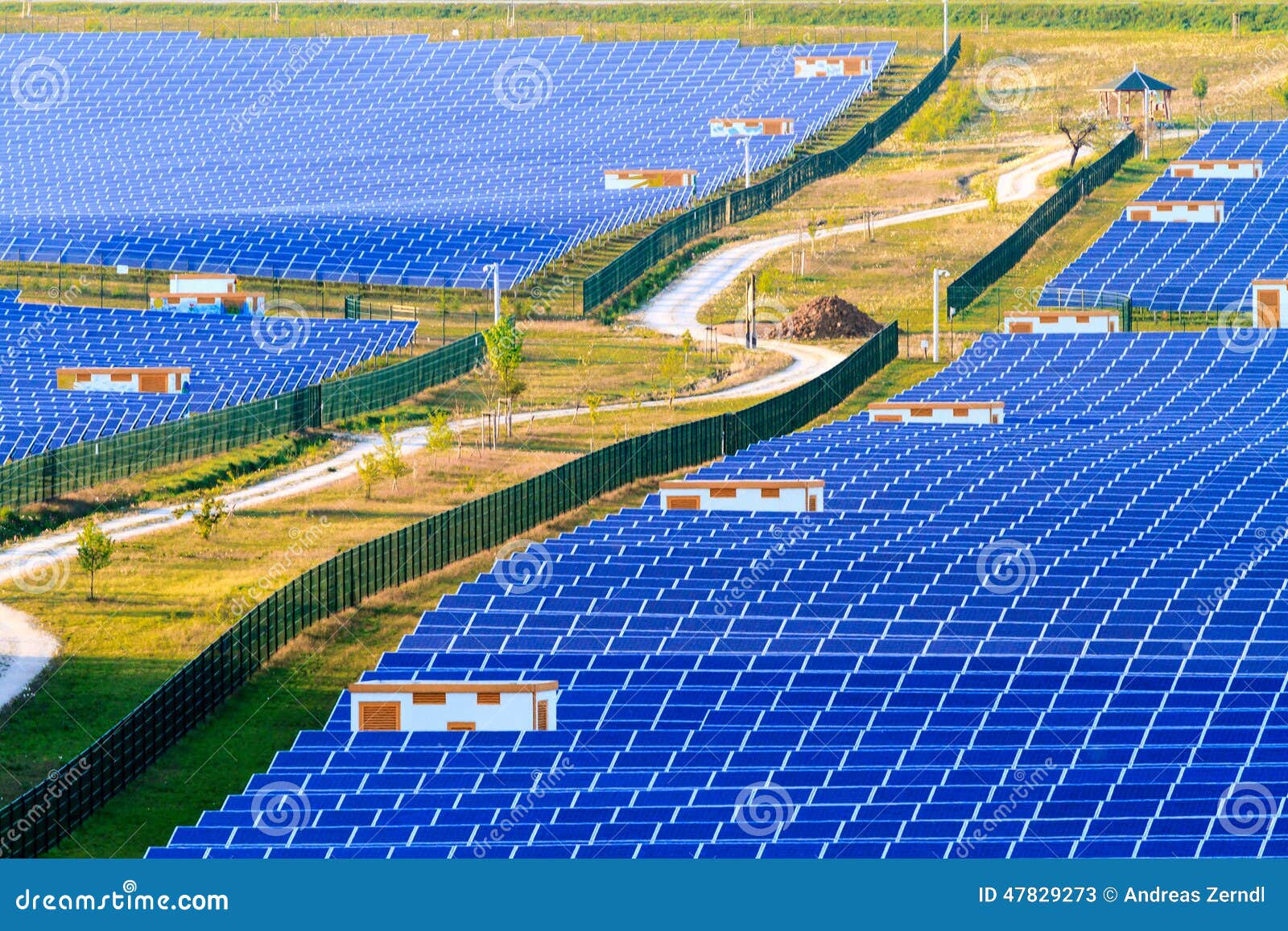 Solar Cells stock image. Image of landscape, energy, voltaic - 47829273