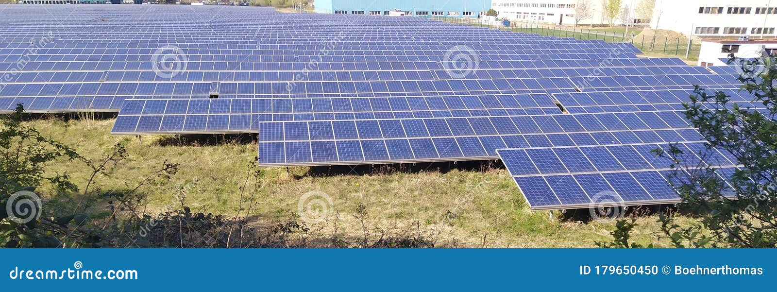 Solar cells in the sun. stock photo. Image of nature - 179650450