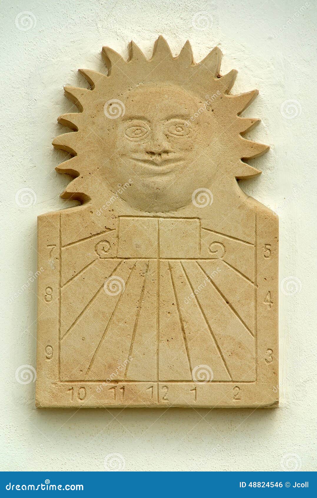 Solar Clock stock photo. Image of antique, solar, stone - 48824546