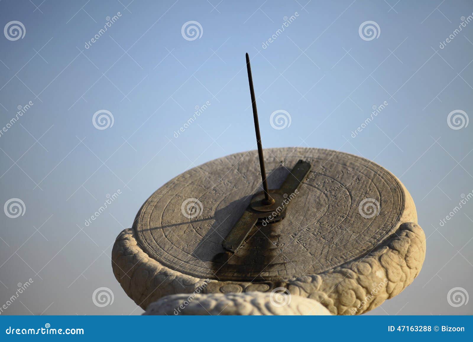 Solar clock stock photo. Image of sunny, retro, device - 47163288