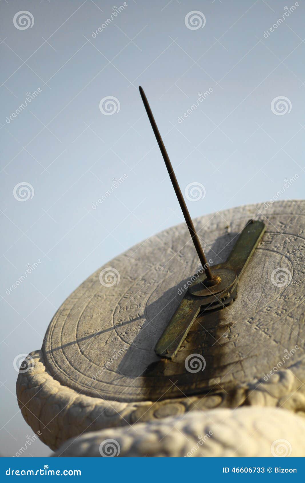 Solar clock stock image. Image of round, hour, circle - 46606733
