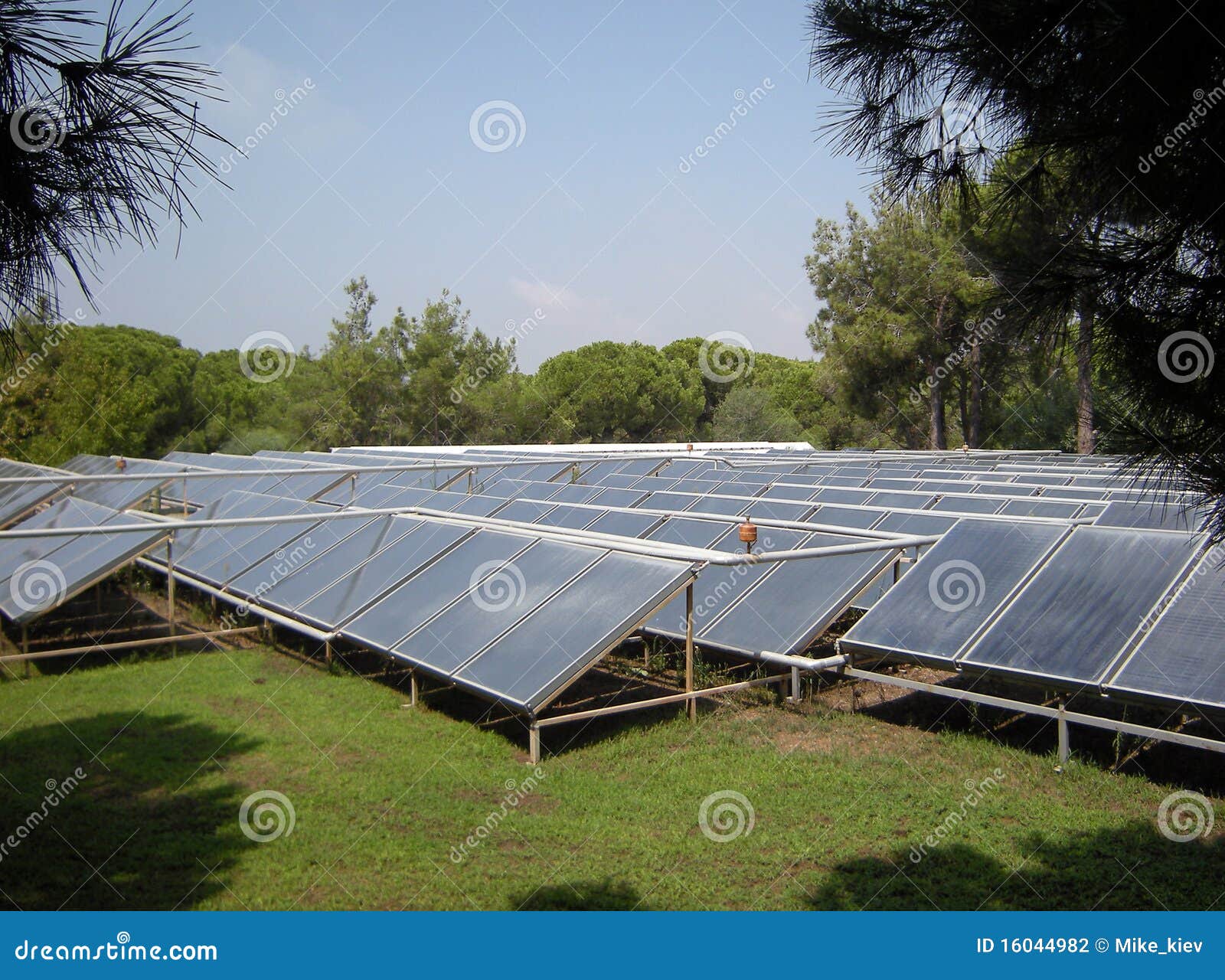 Solar collector stock photo. Image of solar, clean, sunlight - 16044982