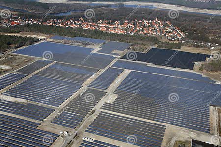 Solar collector field stock photo. Image of park, construction - 23721052