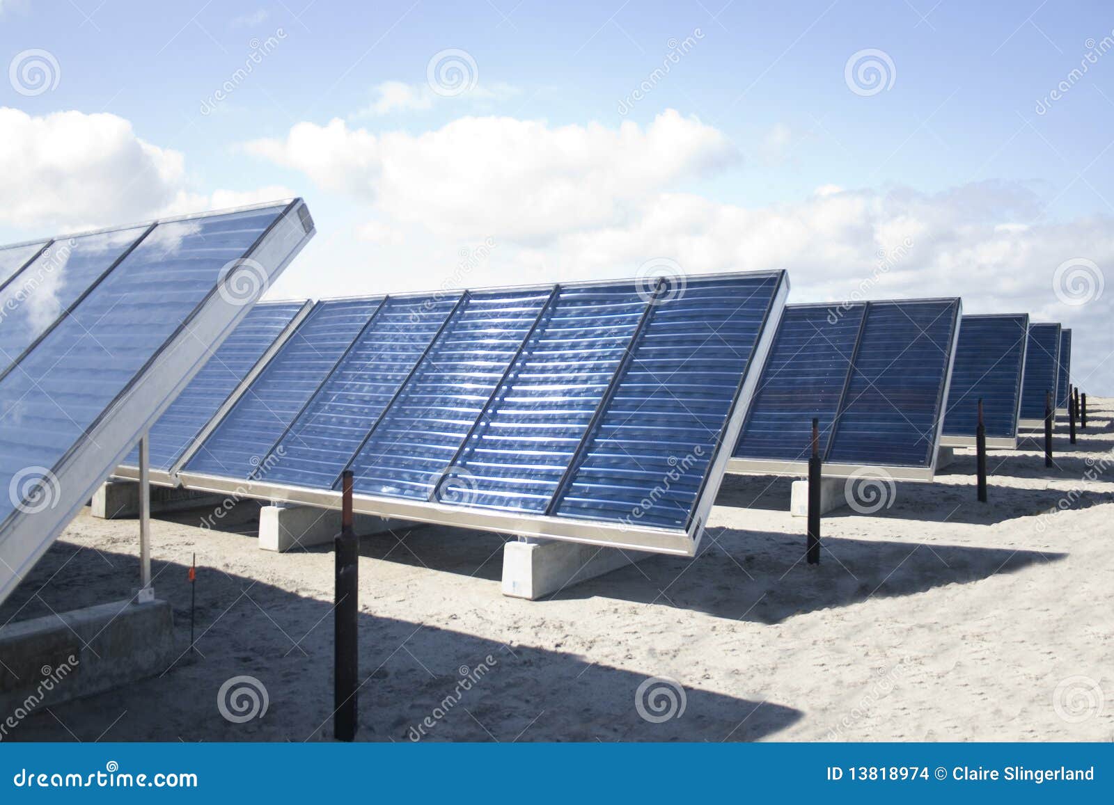 Solar Collectors stock photo. Image of generator, future - 13818974