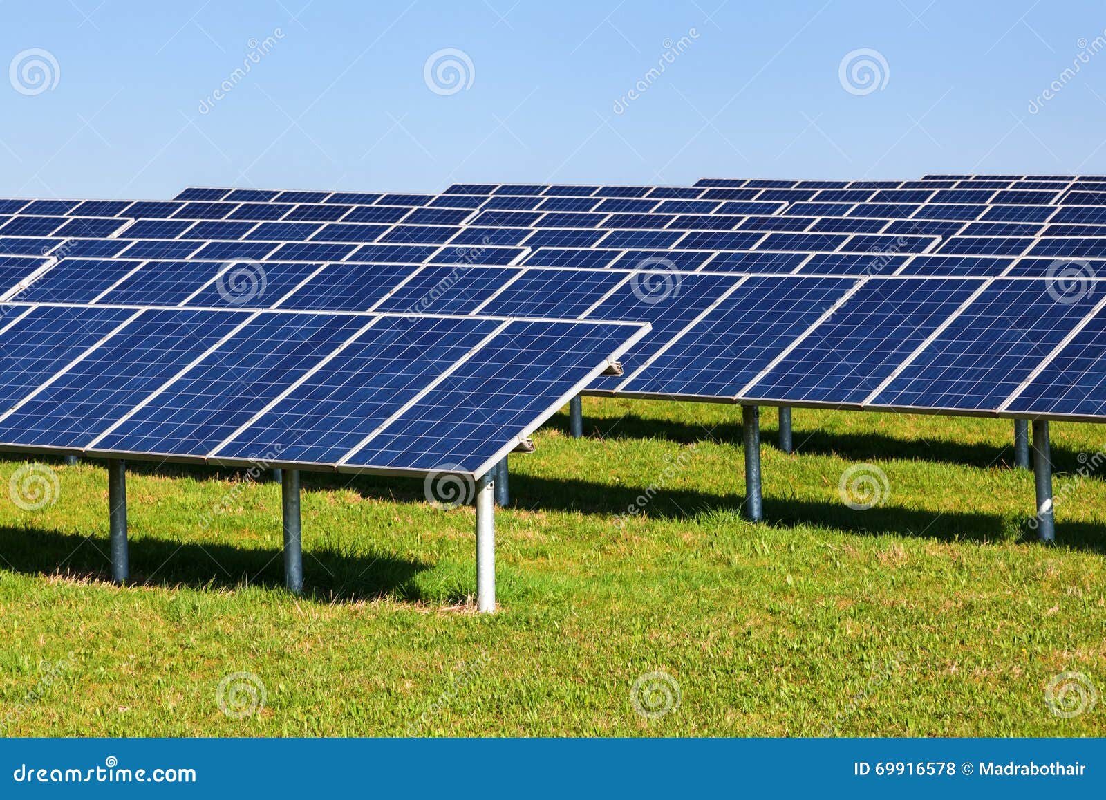 Solar collectors stock photo. Image of field, solar, power - 69916578
