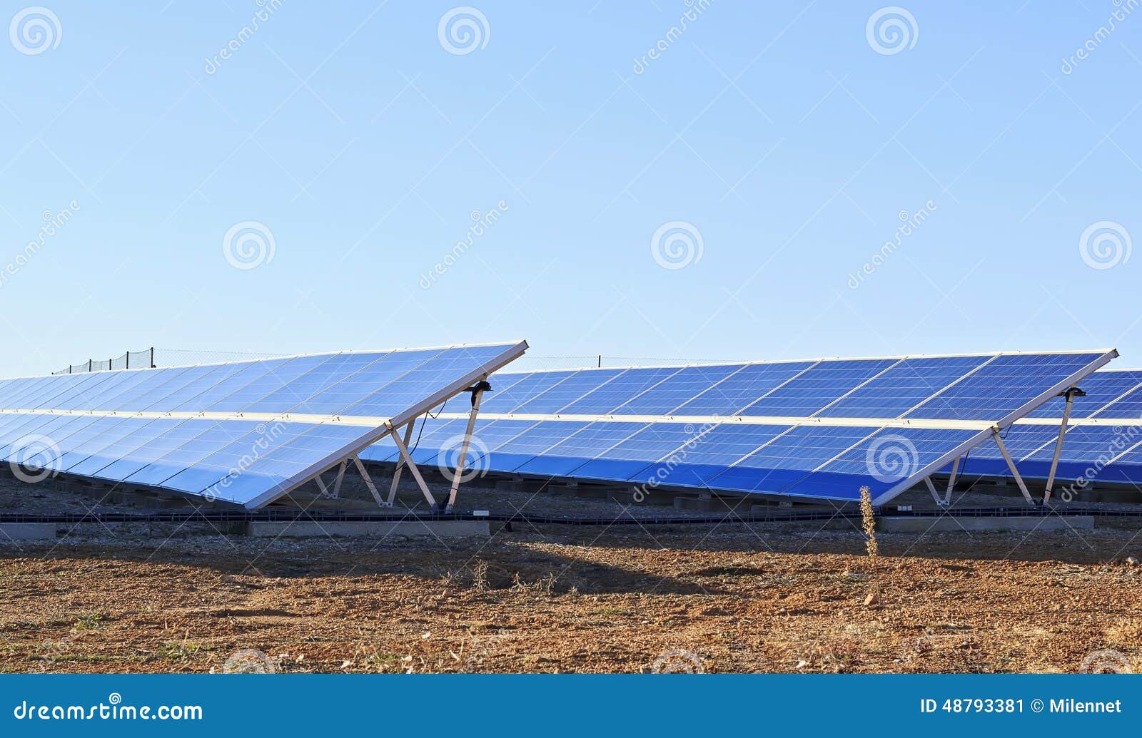 Solar collectors stock image. Image of electrical, global - 48793381