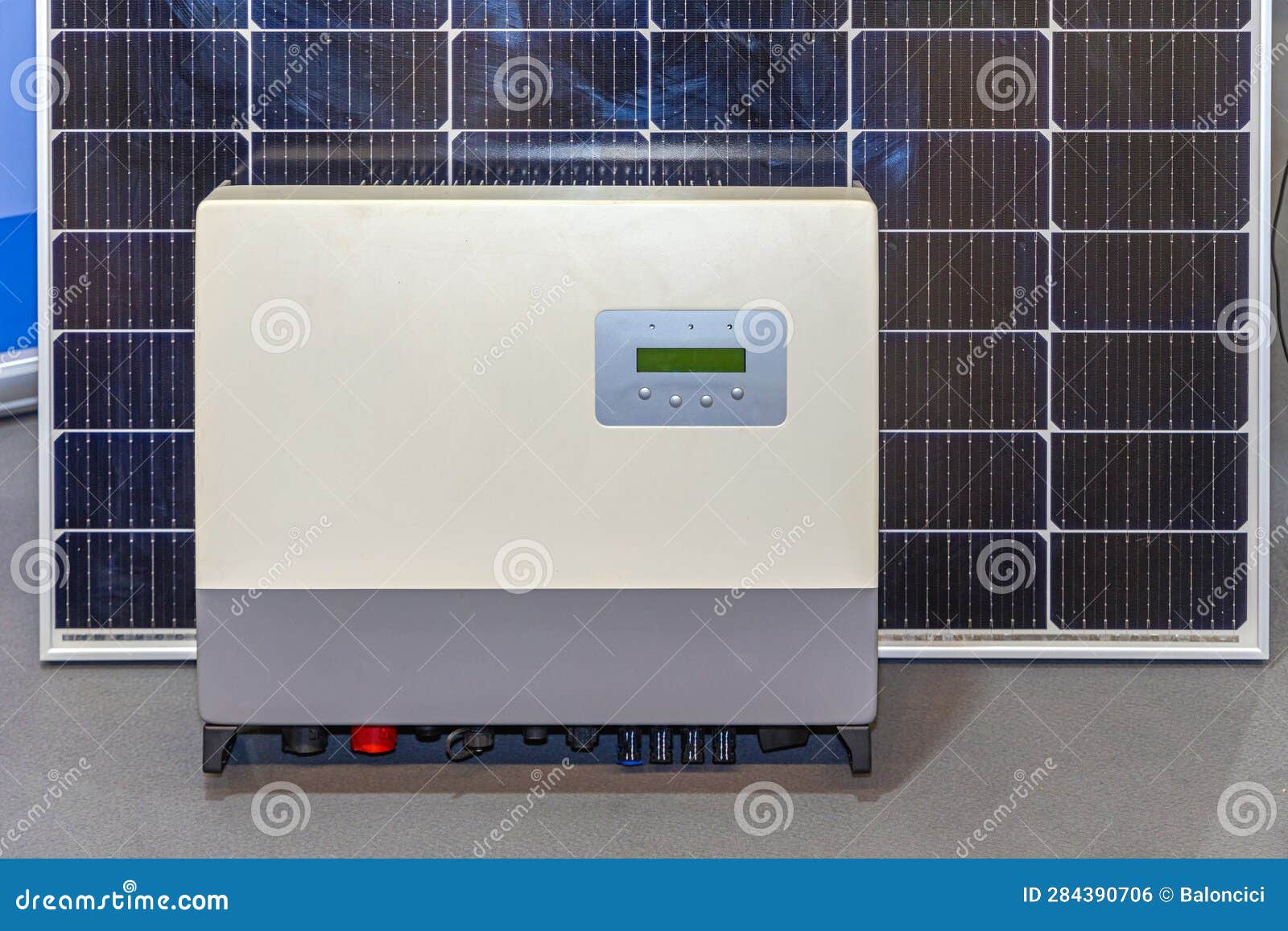 Solar Controller Inverter stock photo. Image of management - 284390706