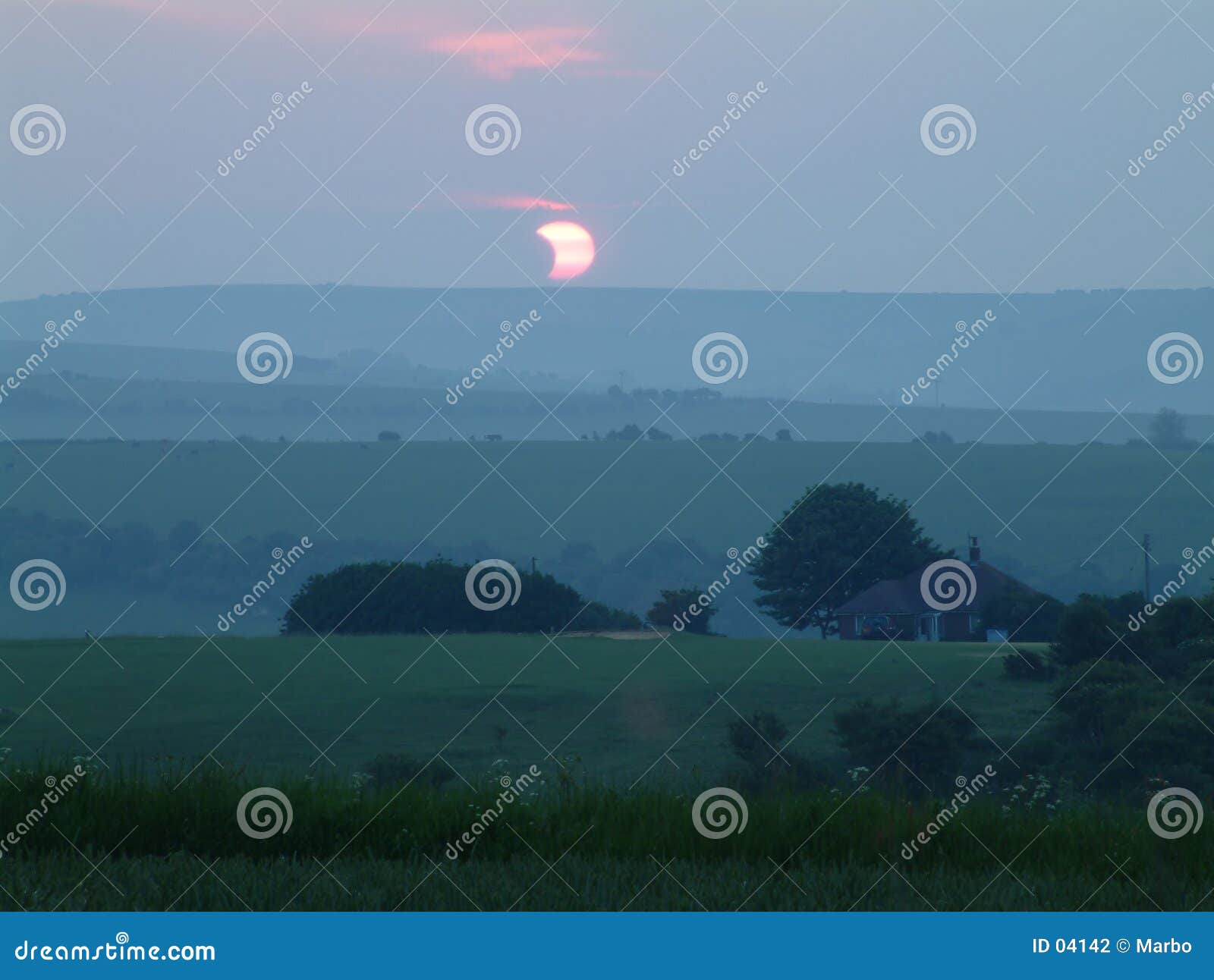 Solar eclipse stock photo. Image of solar, sunrise, morning - 4142